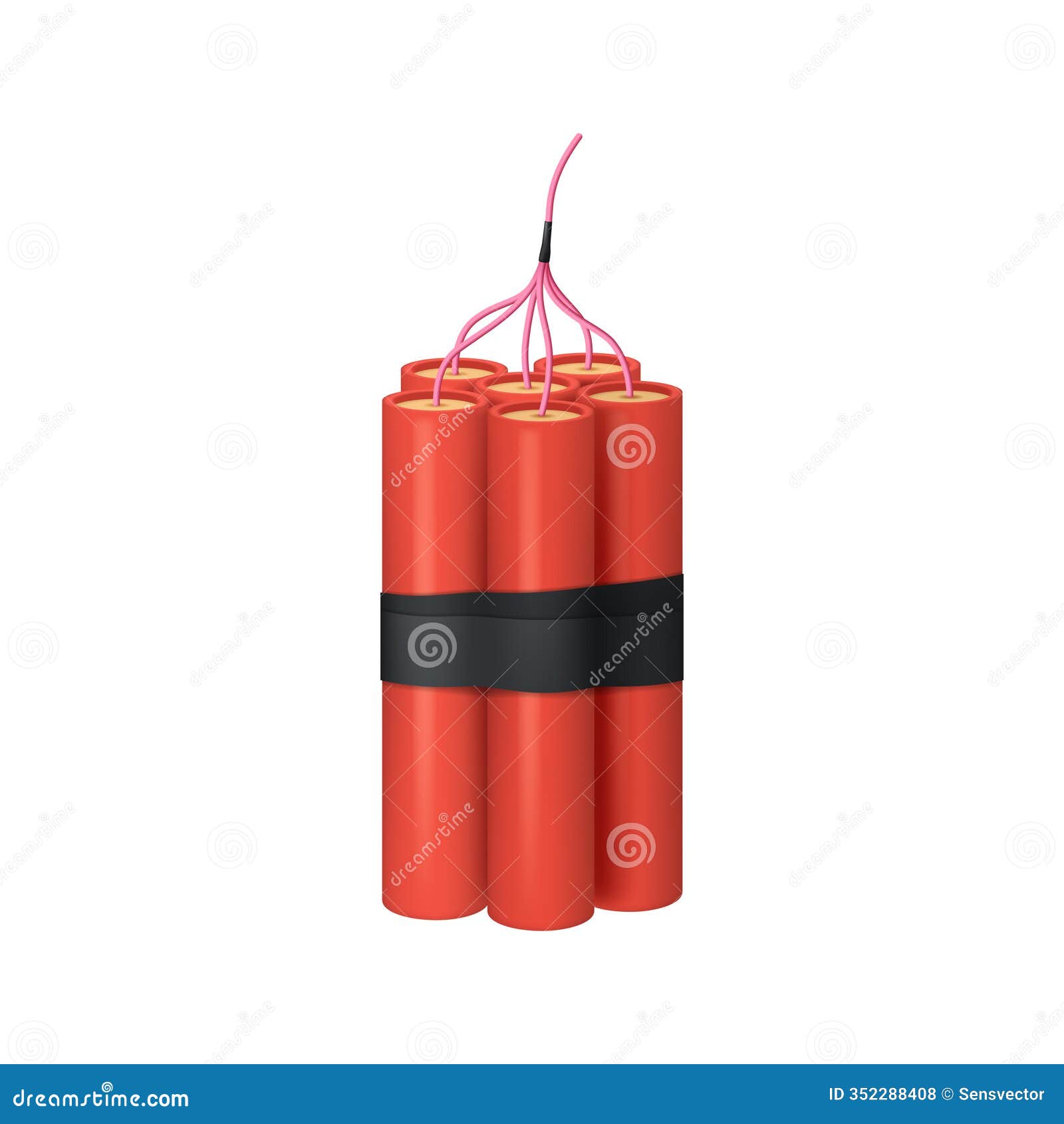 Wild West Dynamite Explosive Weapon Stock Vector - Illustration of ...