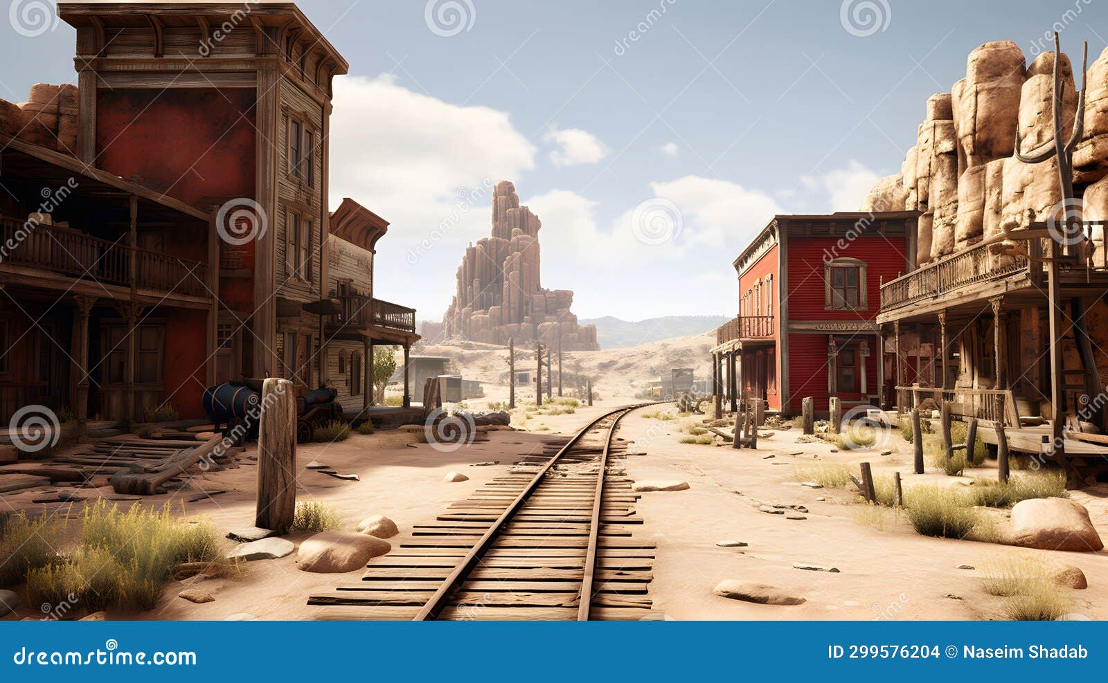 Wild west environment stock photo. Image of vehicle - 299576204
