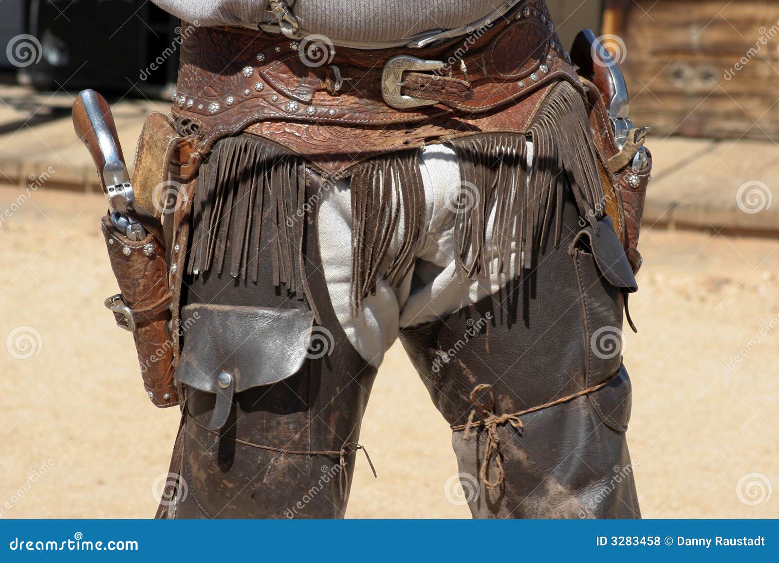 Wild West Gunfighter stock photo. Image of wrangler, buckle - 3283458