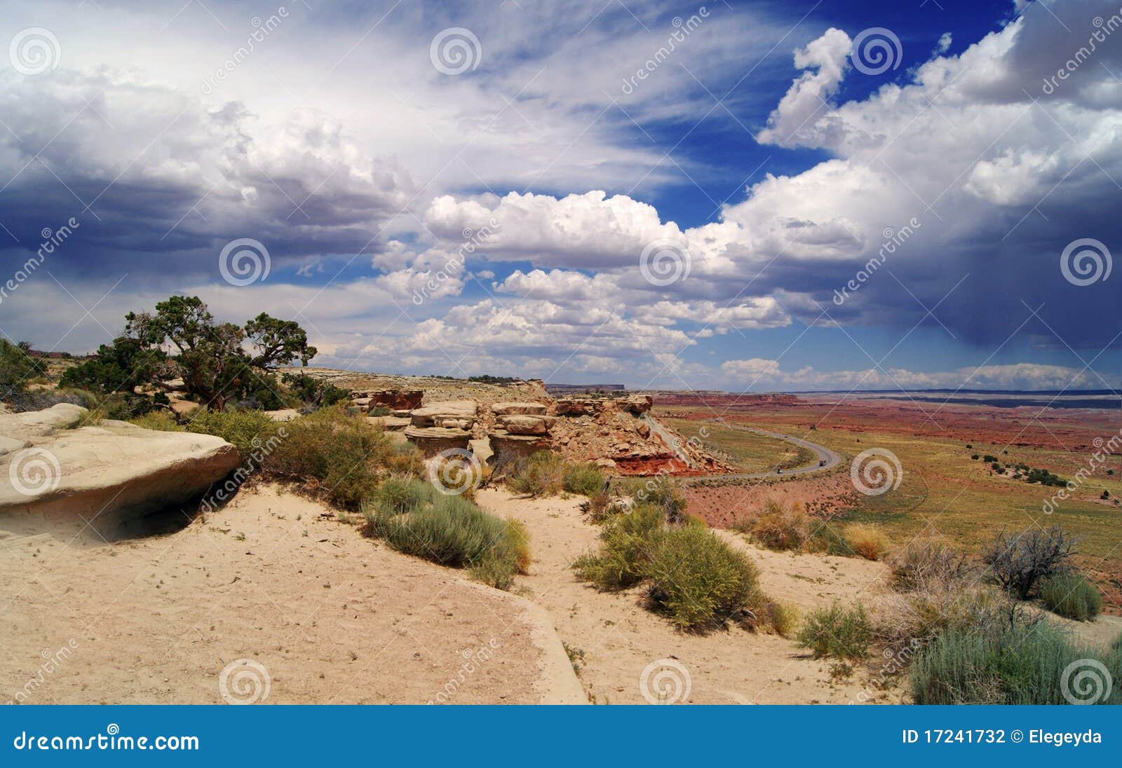 Wild West landscape stock photo. Image of desert, clouds - 17241732