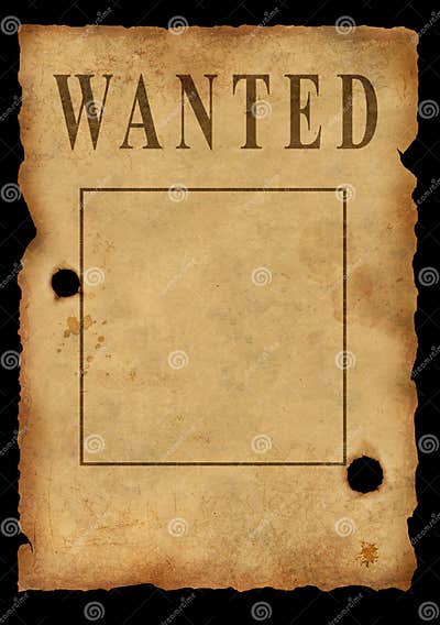 The wild West. the poster stock image. Image of blank - 3996207