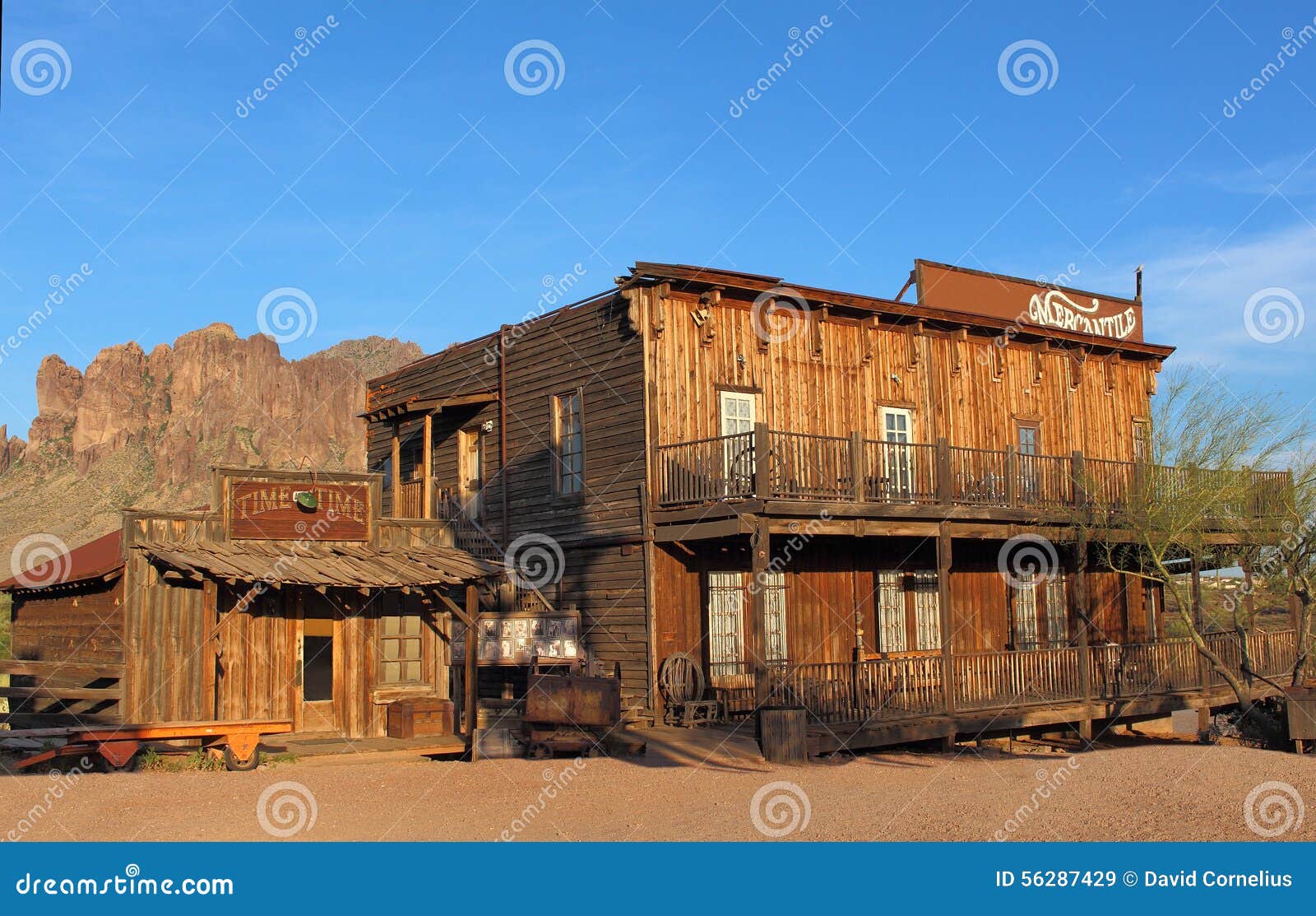 Wild West town editorial stock image. Image of desolate - 56287429