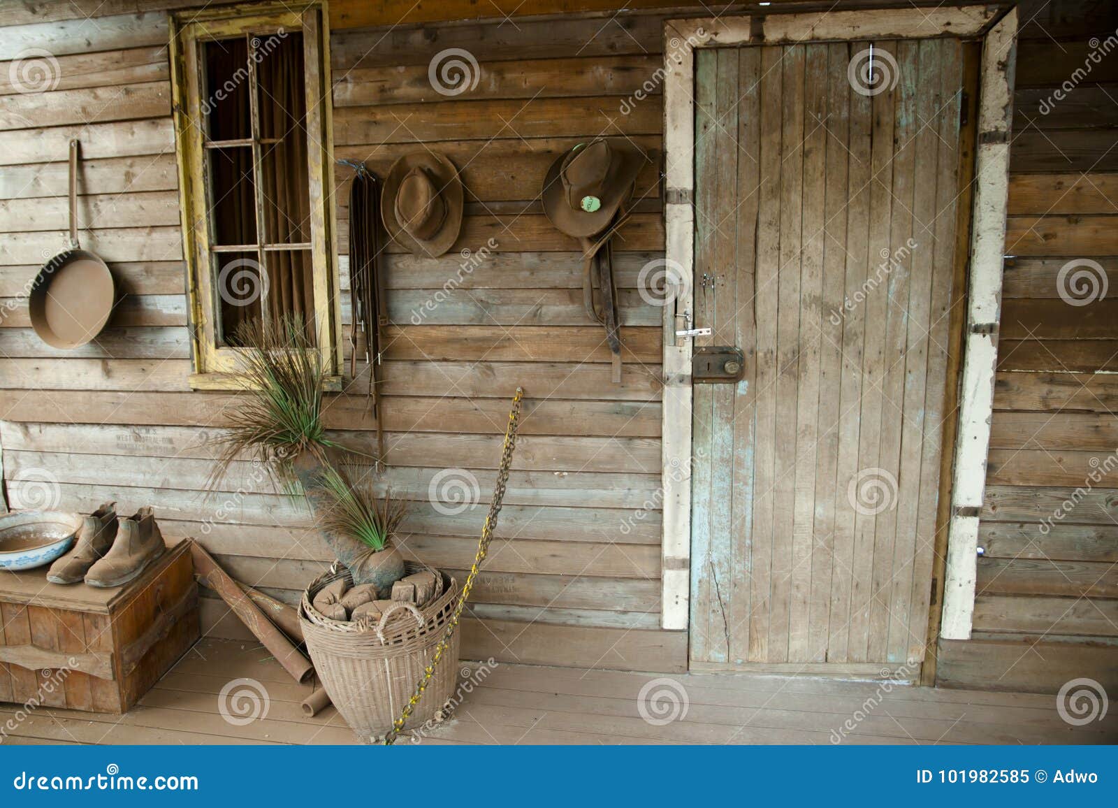 Wild West Wooden House stock image. Image of buildings - 101982585