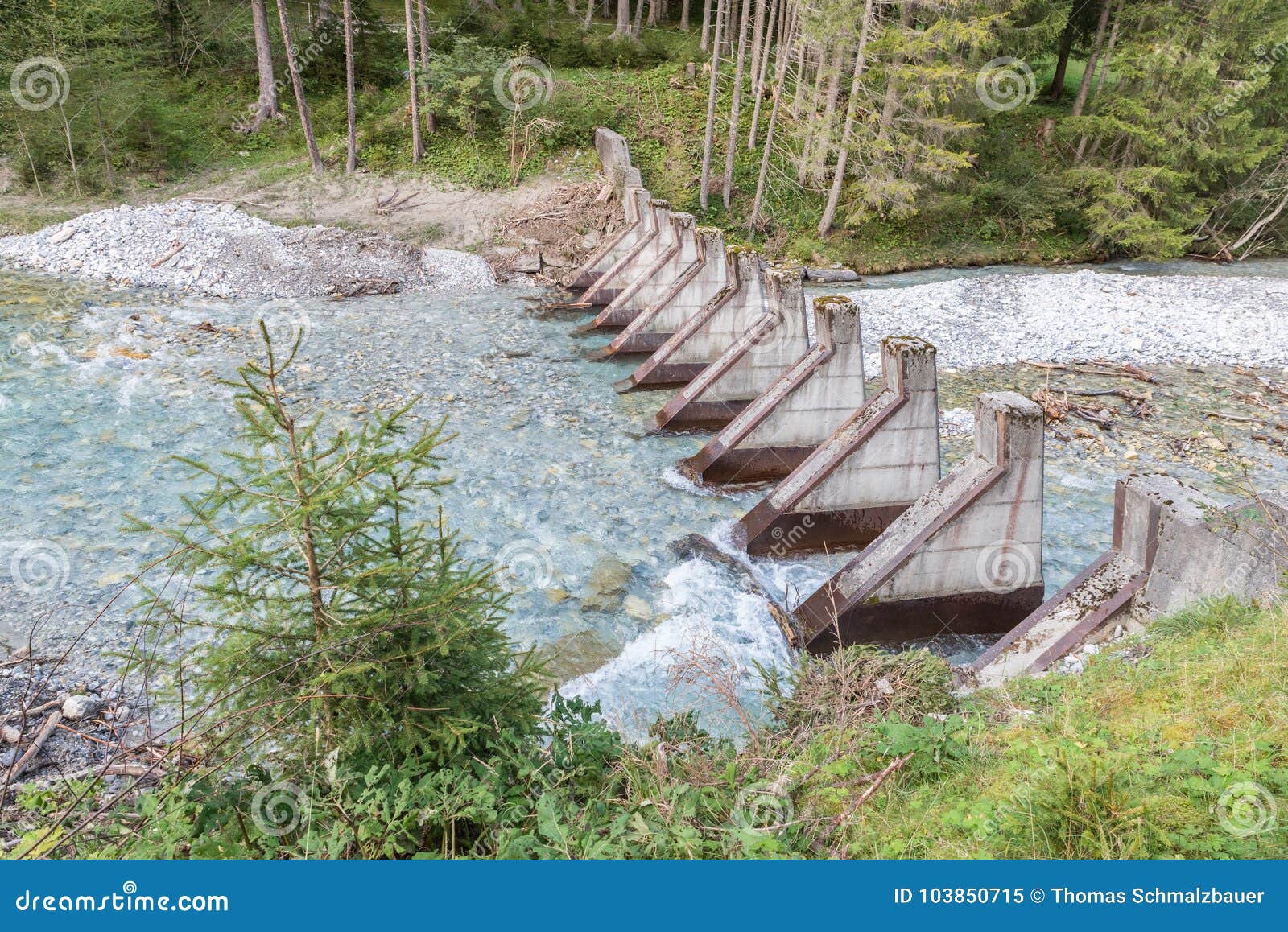 Wild Wood Rake in a Creek, Austria Stock Image - Image of river, hiking ...