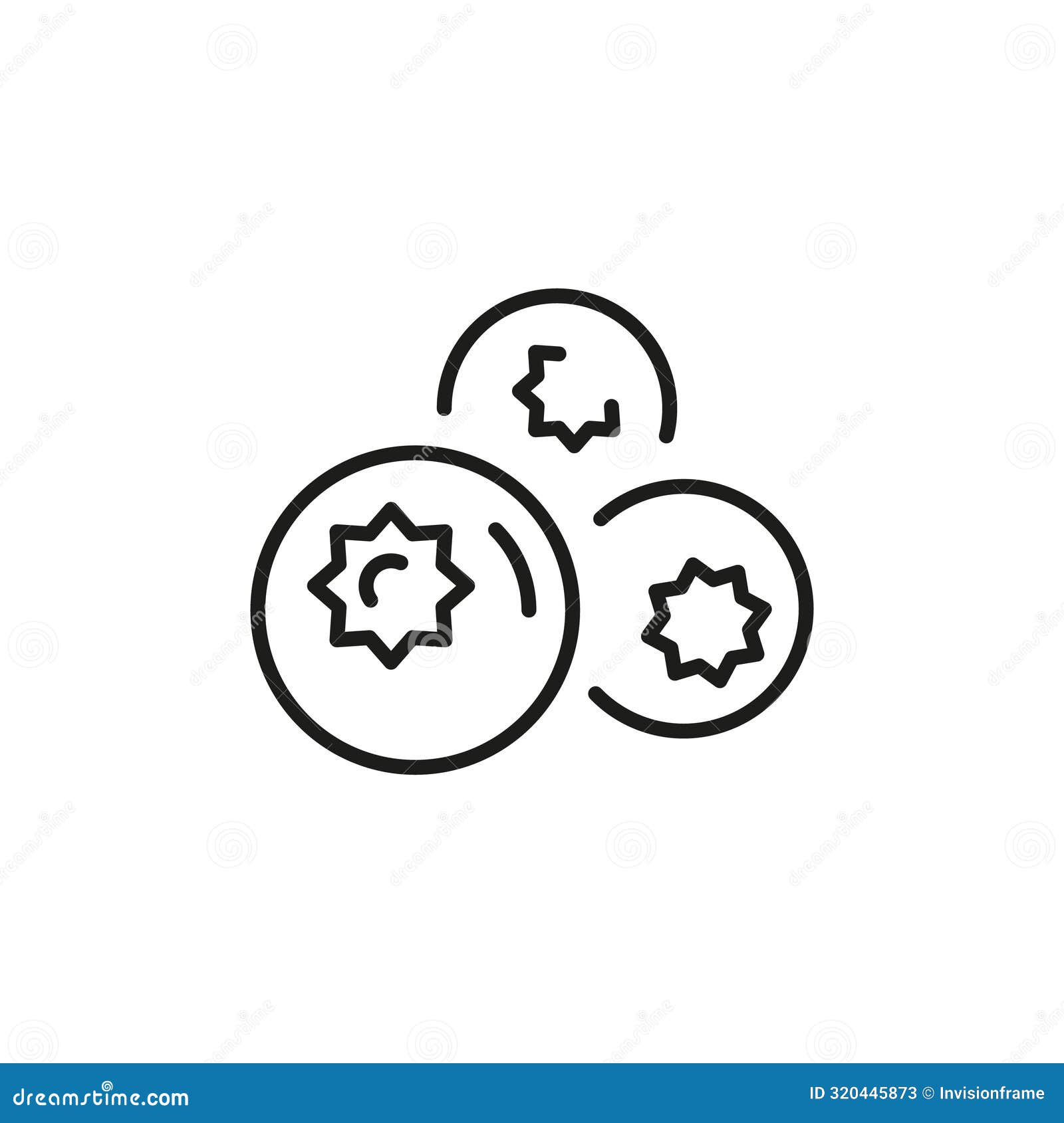 Wildberries icon stock vector. Illustration of vegetarian - 320445873