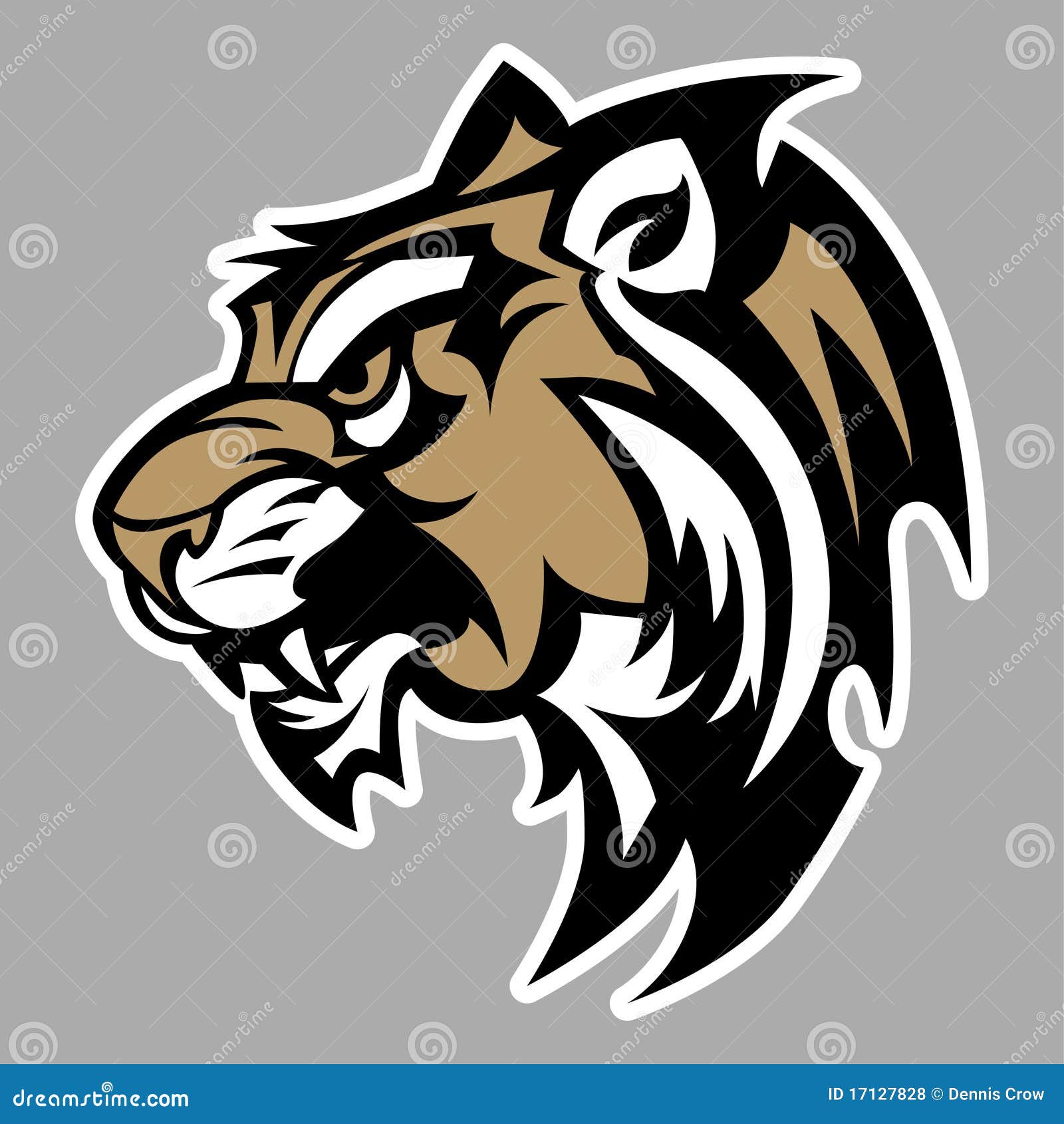 Wildcat Mascot Logo stock vector. Illustration of mascots - 17127828