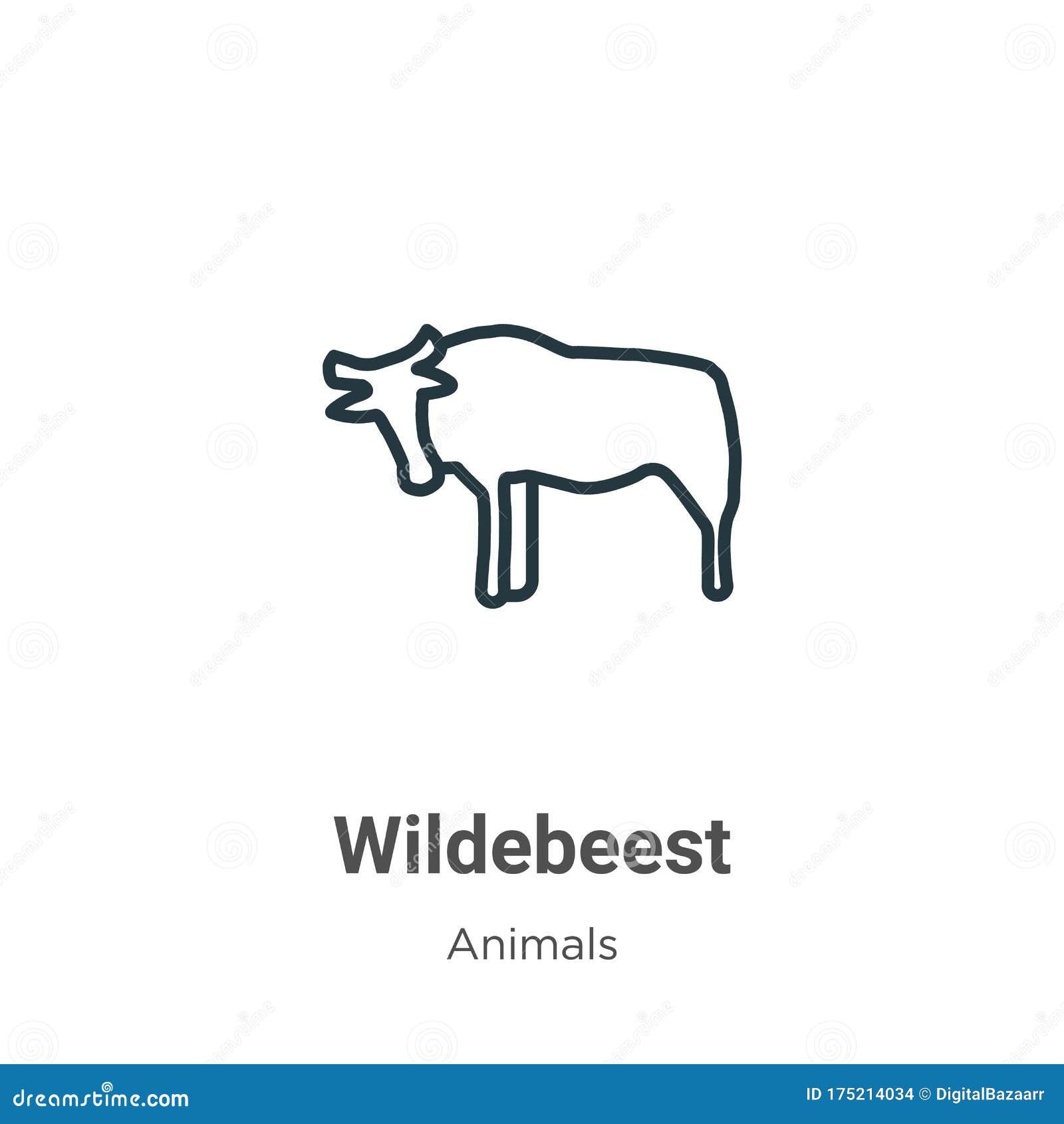 Wildebeest Simple Icon Cartoon Vector | CartoonDealer.com #113977543 Wildebeest Simple Icon Cartoon Vector | CartoonDealer.com #113977543
