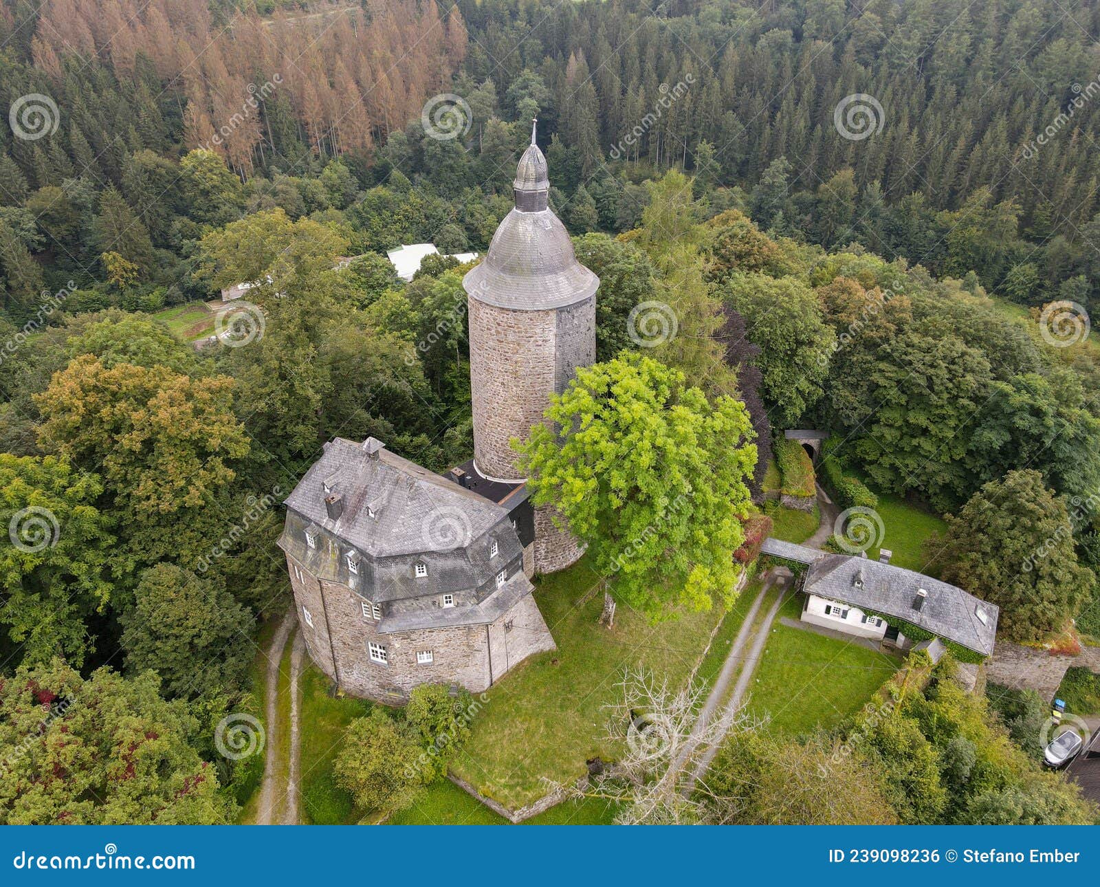 Wildenburg Castle at Friesenhagen on Germany Stock Photo - Image of ...