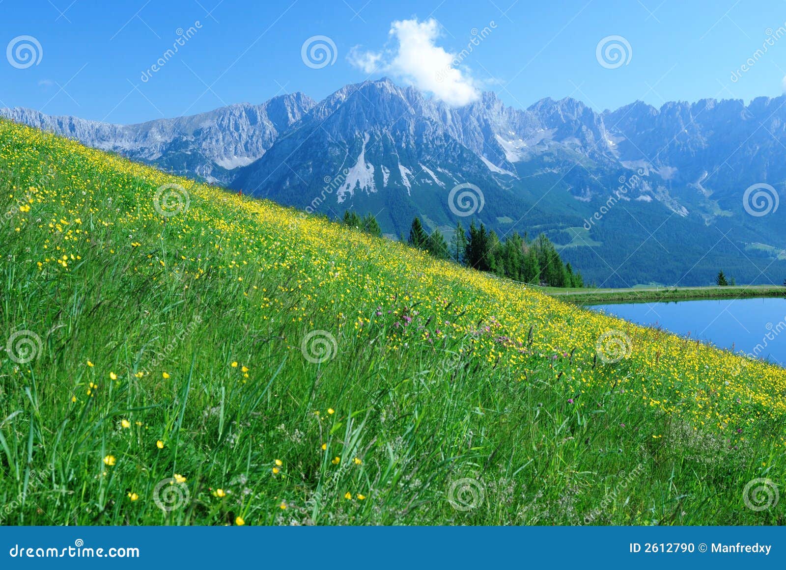 Wilder Kaiser Sunset Silhouettes Stock Photography | CartoonDealer.com ...