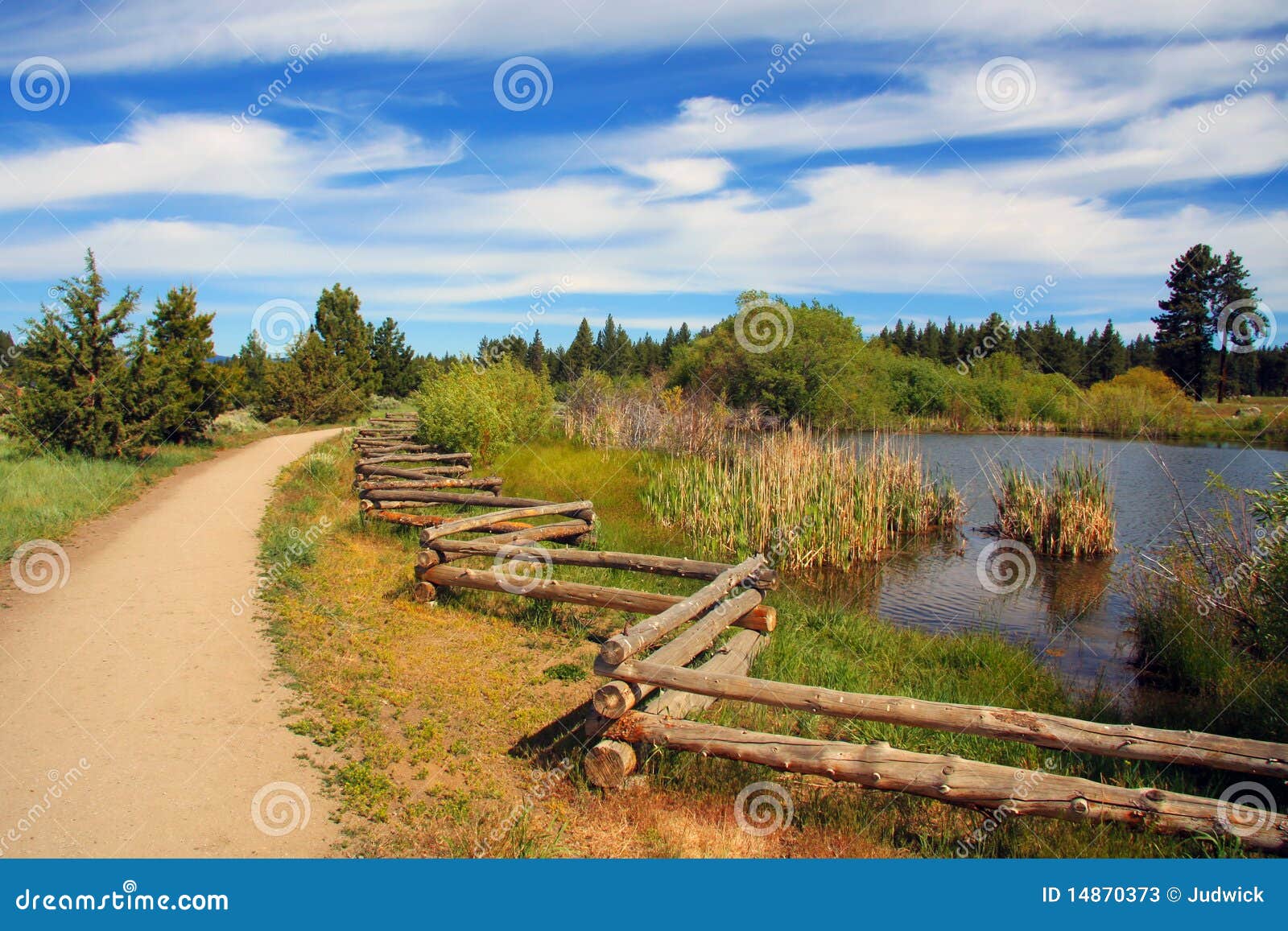 Wilderness Path stock image. Image of wilderness, water - 14870373