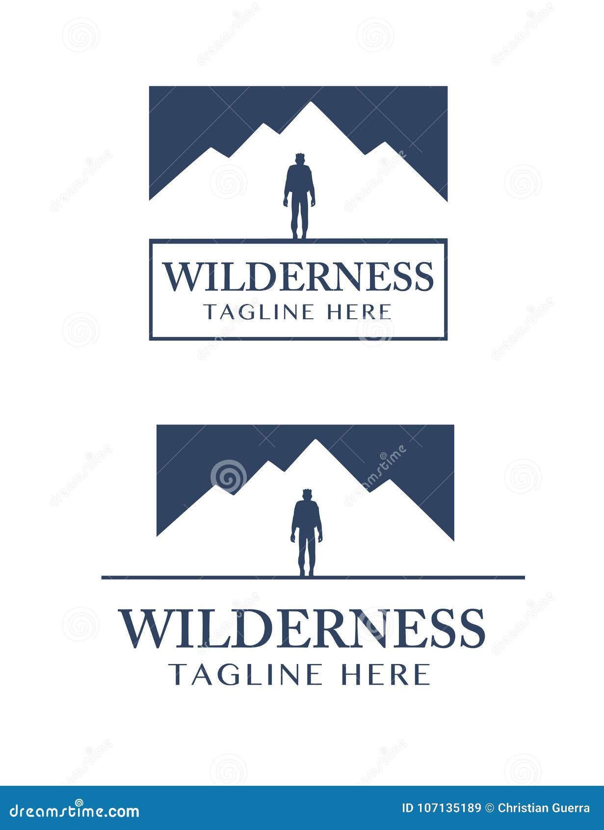 Wilderness 2 Set Logo, Scalable and Stock Illustration - Illustration ...