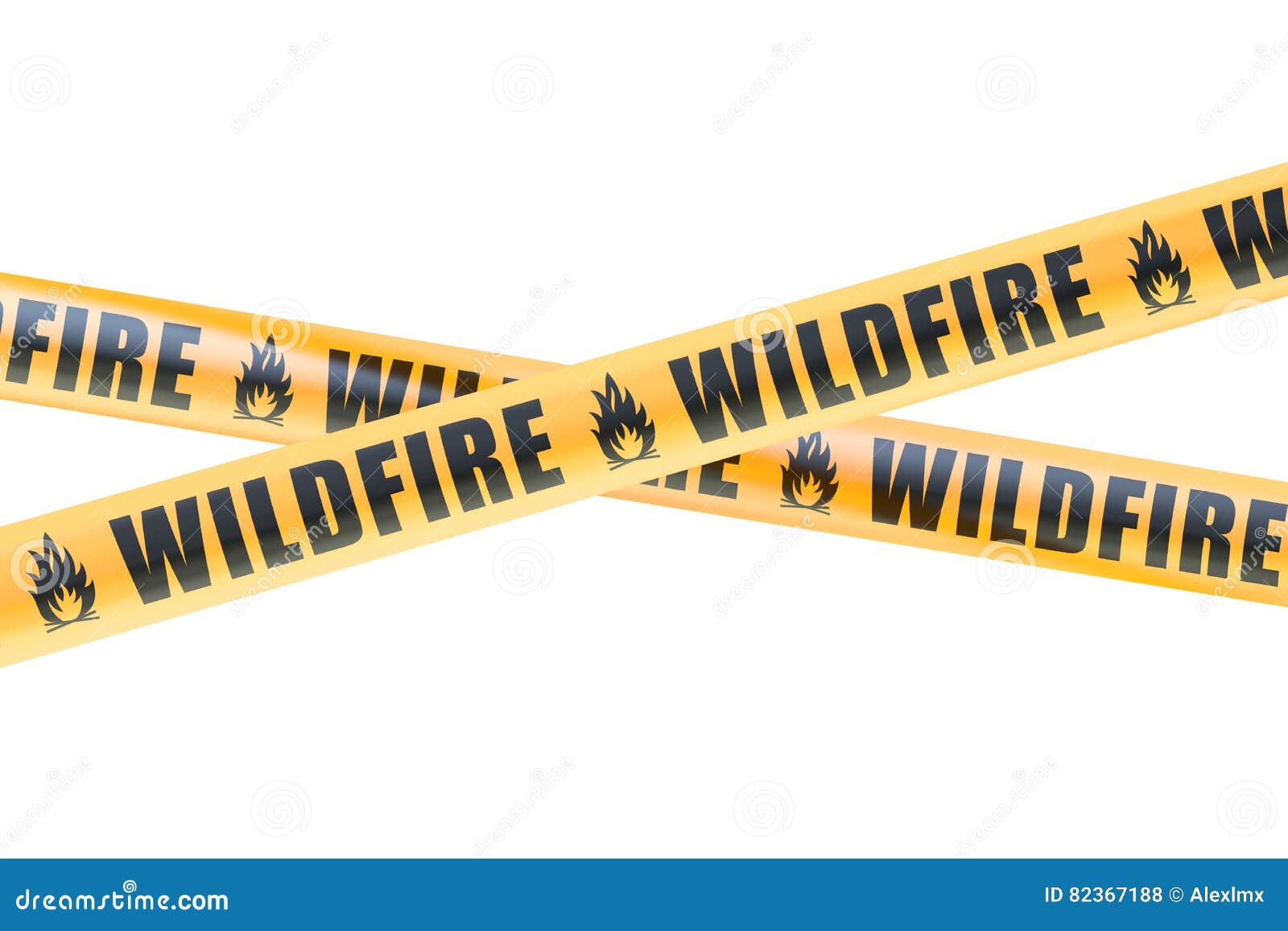 3D Rendering Wildfire Firefighters Are Rushing To Build A Forest Fire ...