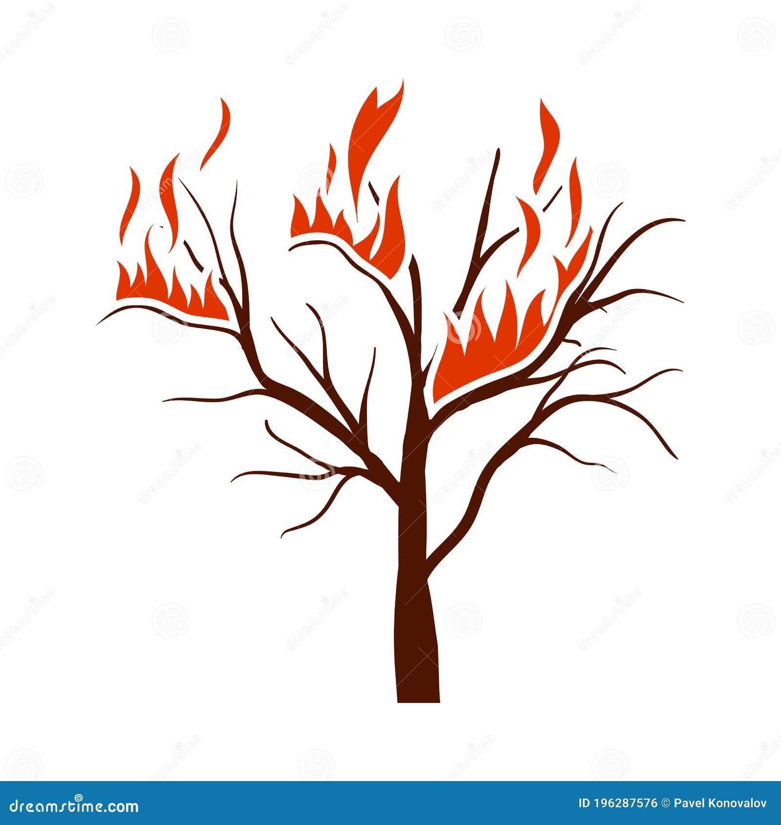 Wildfire Icon Vector Isolated On White Background, Wildfire Sign ...