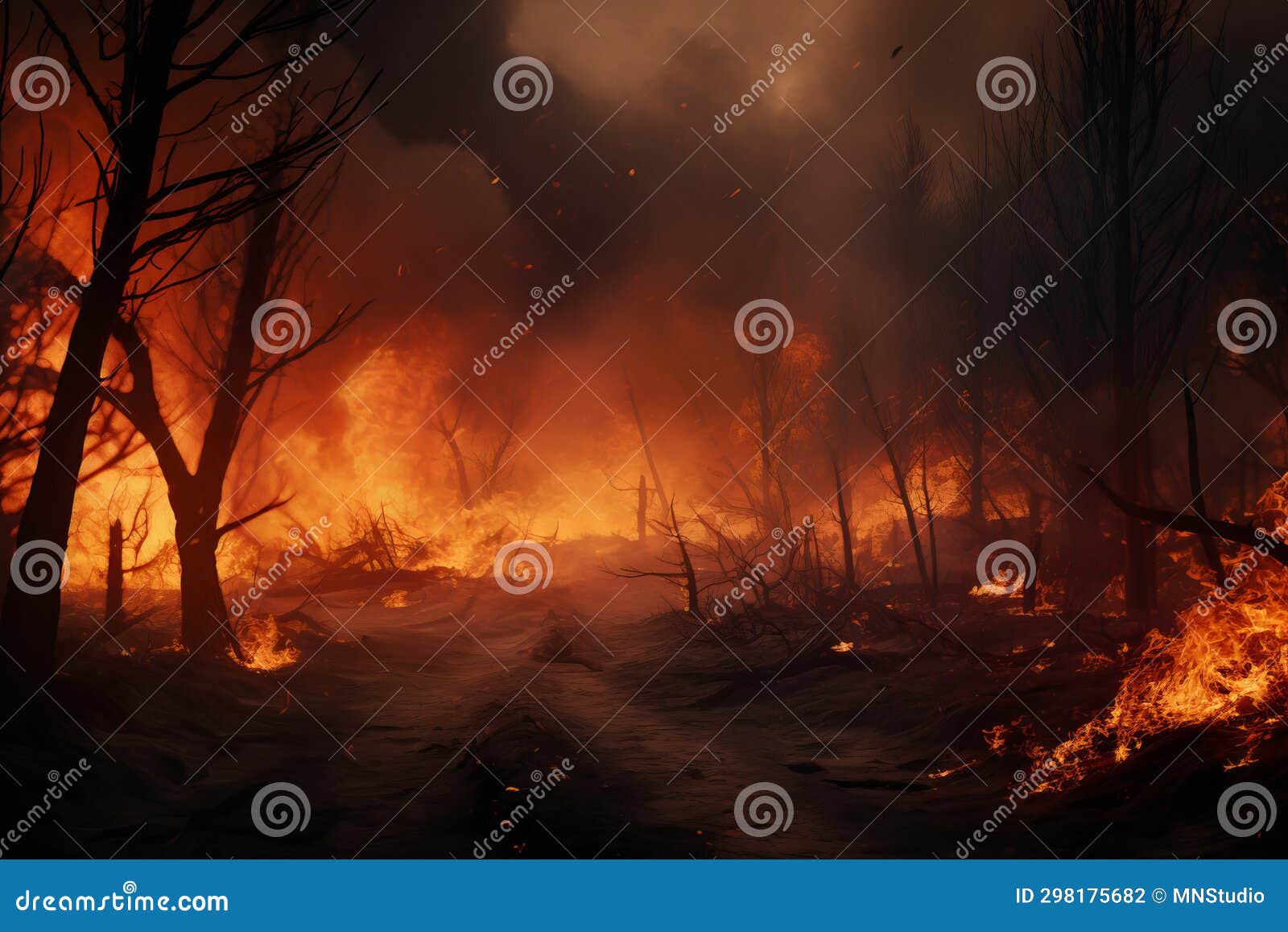 Wildfire, Unplanned, Uncontrolled and Unpredictable Fire in an Area of ...