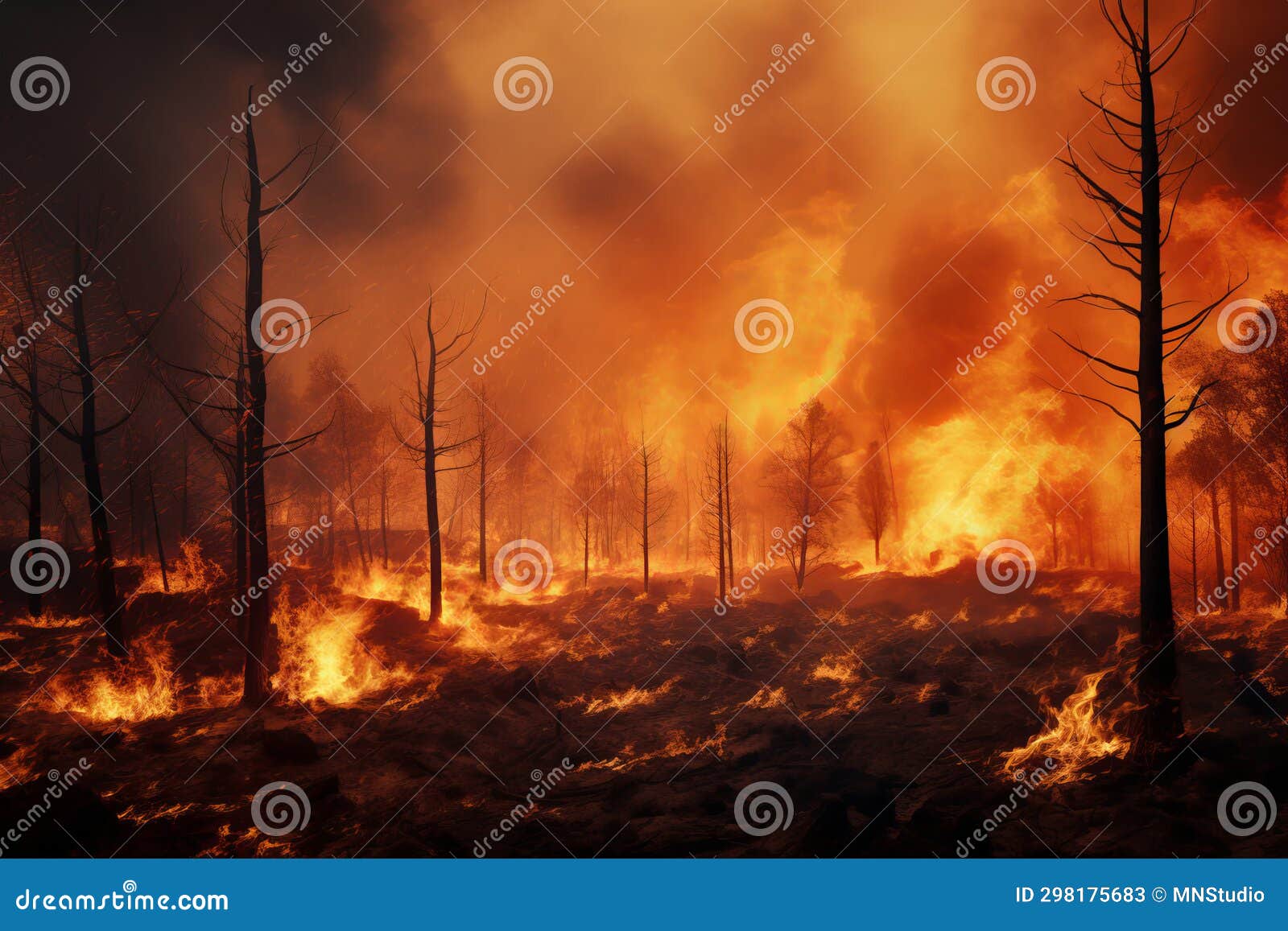 Wildfire, Unplanned, Uncontrolled and Unpredictable Fire in an Area of ...