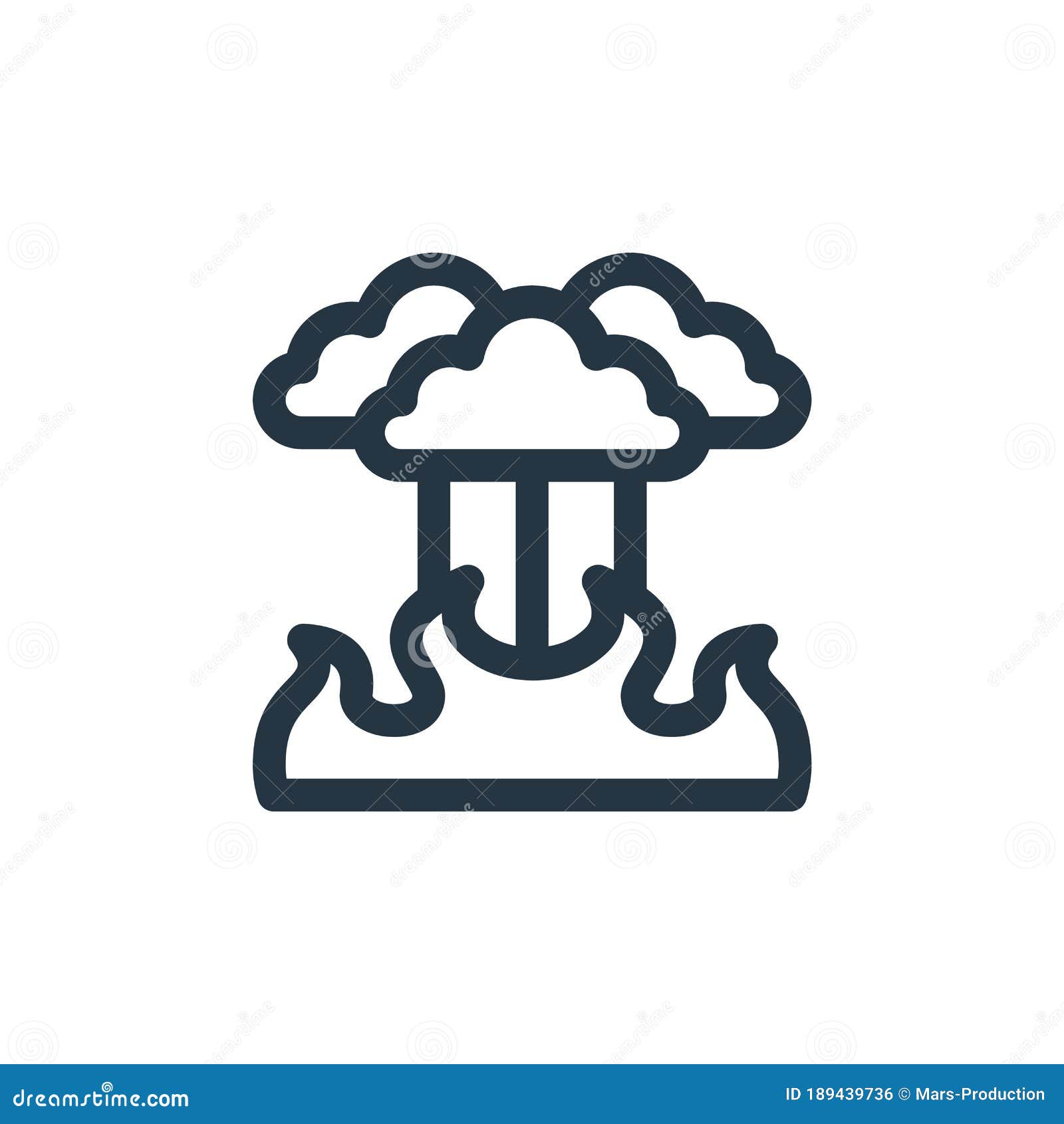 Wildfire Vector Icon On White Background. Flat Vector Wildfire Icon ...