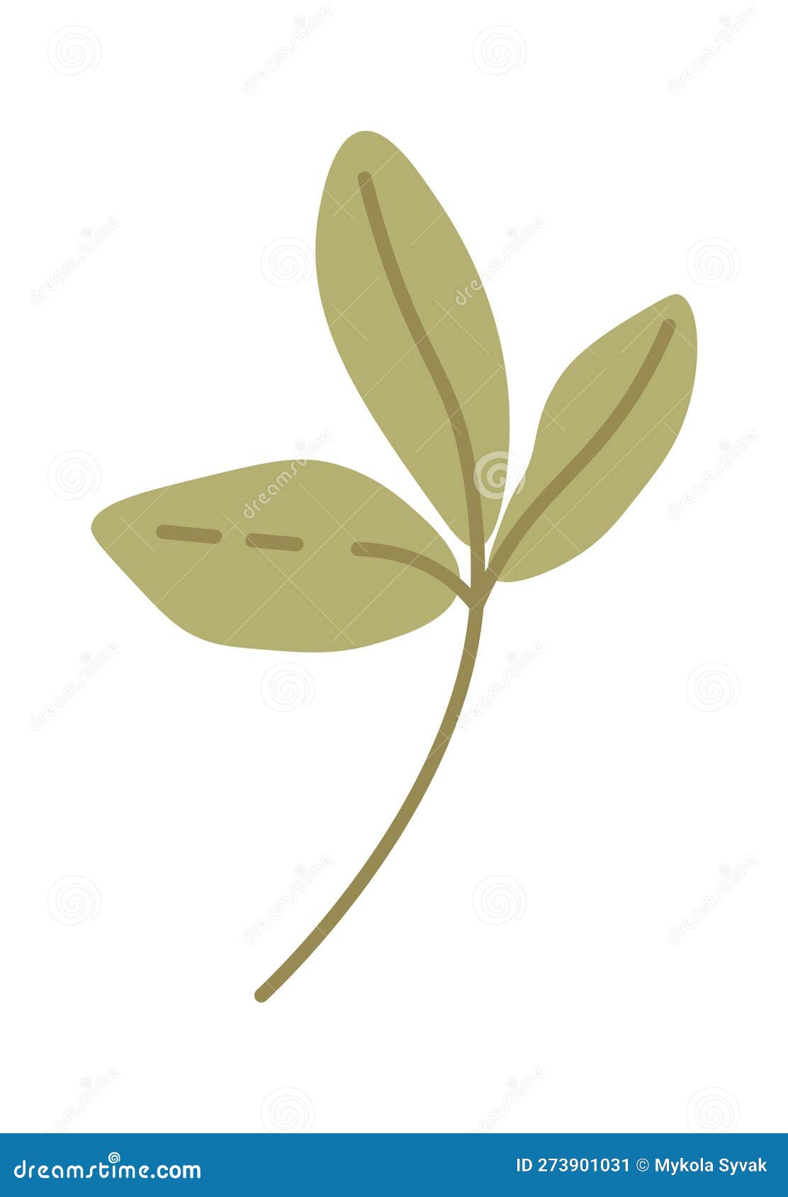 Wildflowers Leaves Icon Cartoon Vector | CartoonDealer.com #273901031