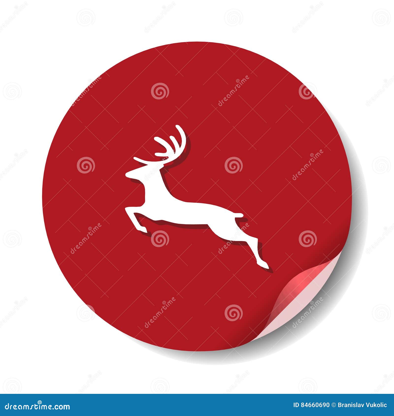 Deer Label Logo Design Template. Design Elements For Logo, Label ...