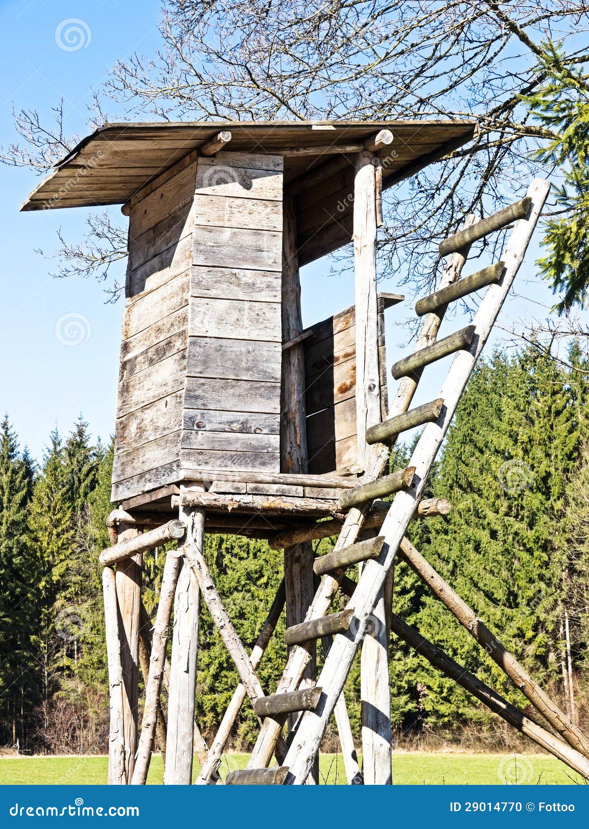 Wildlife observation point stock photo. Image of seat - 29014770