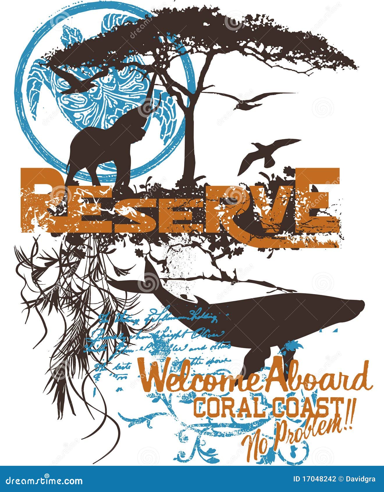 Wildlife Poster Stock Photography - Image: 17048242