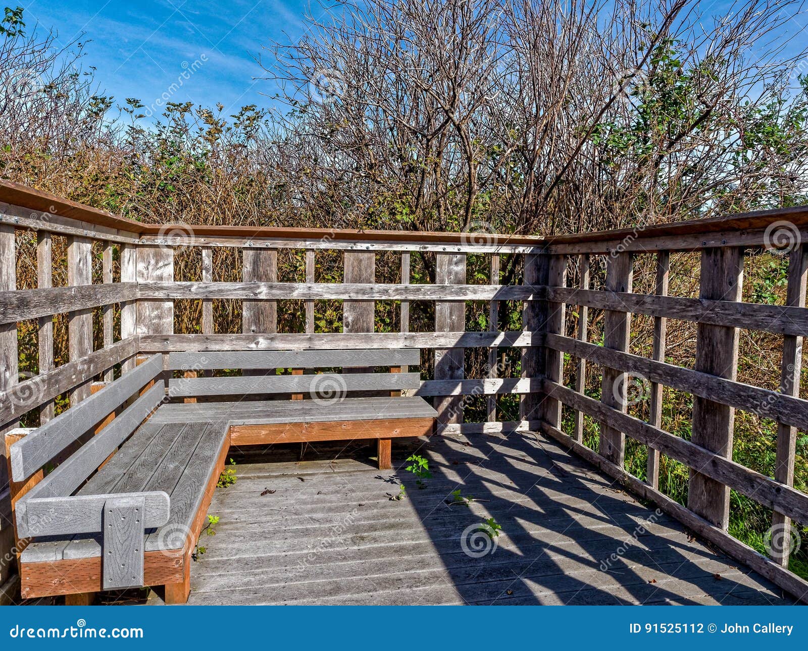 Wildlife Viewing Platform stock photo. Image of wildlife - 91525112