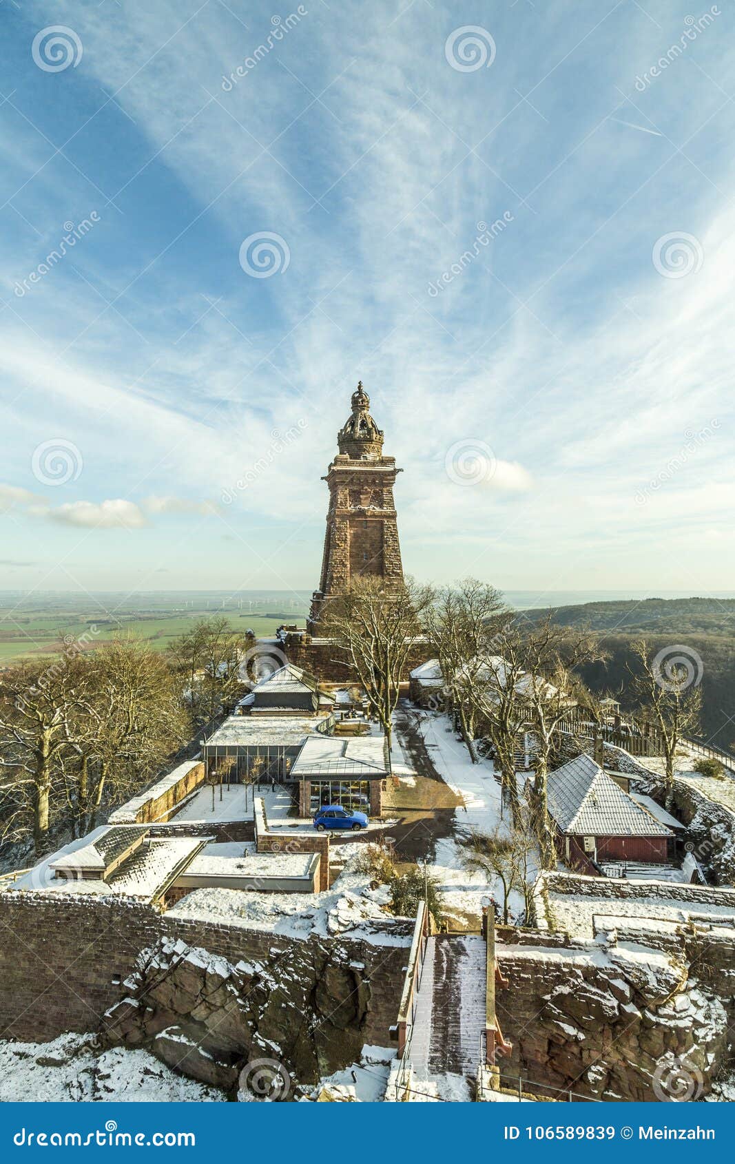 Wilhelm I Monument on Kyffhaeuser Mountain Thuringia, Germany Stock ...