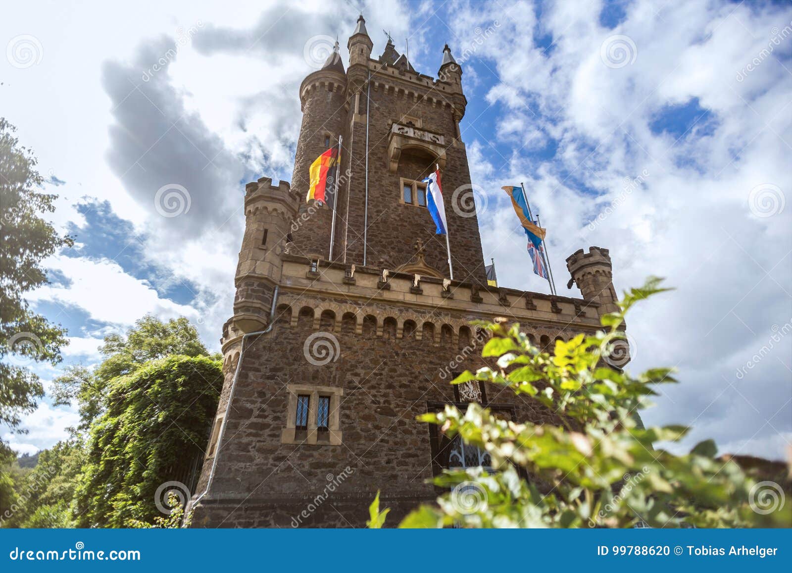 Wilhelmsturm Tower Dillenburg Germany Stock Photo - Image of germany ...