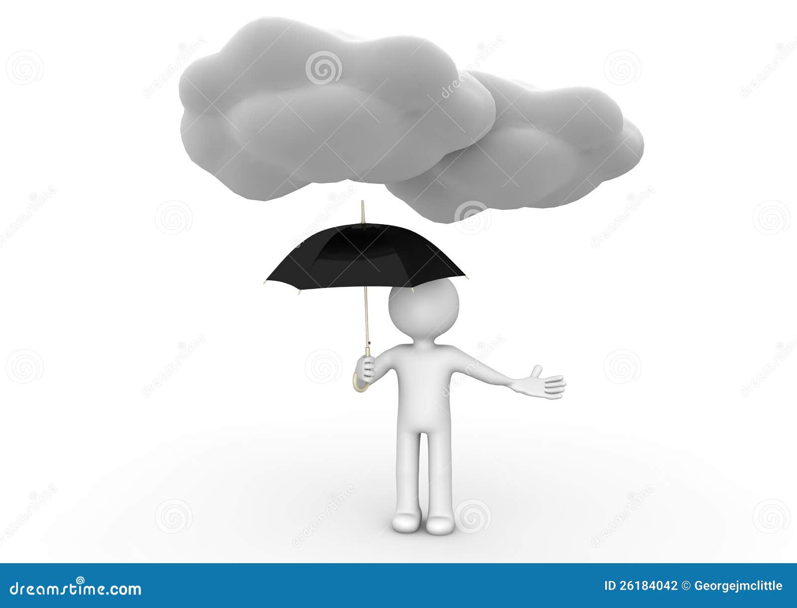 It will be rain stock illustration. Illustration of white - 26184042