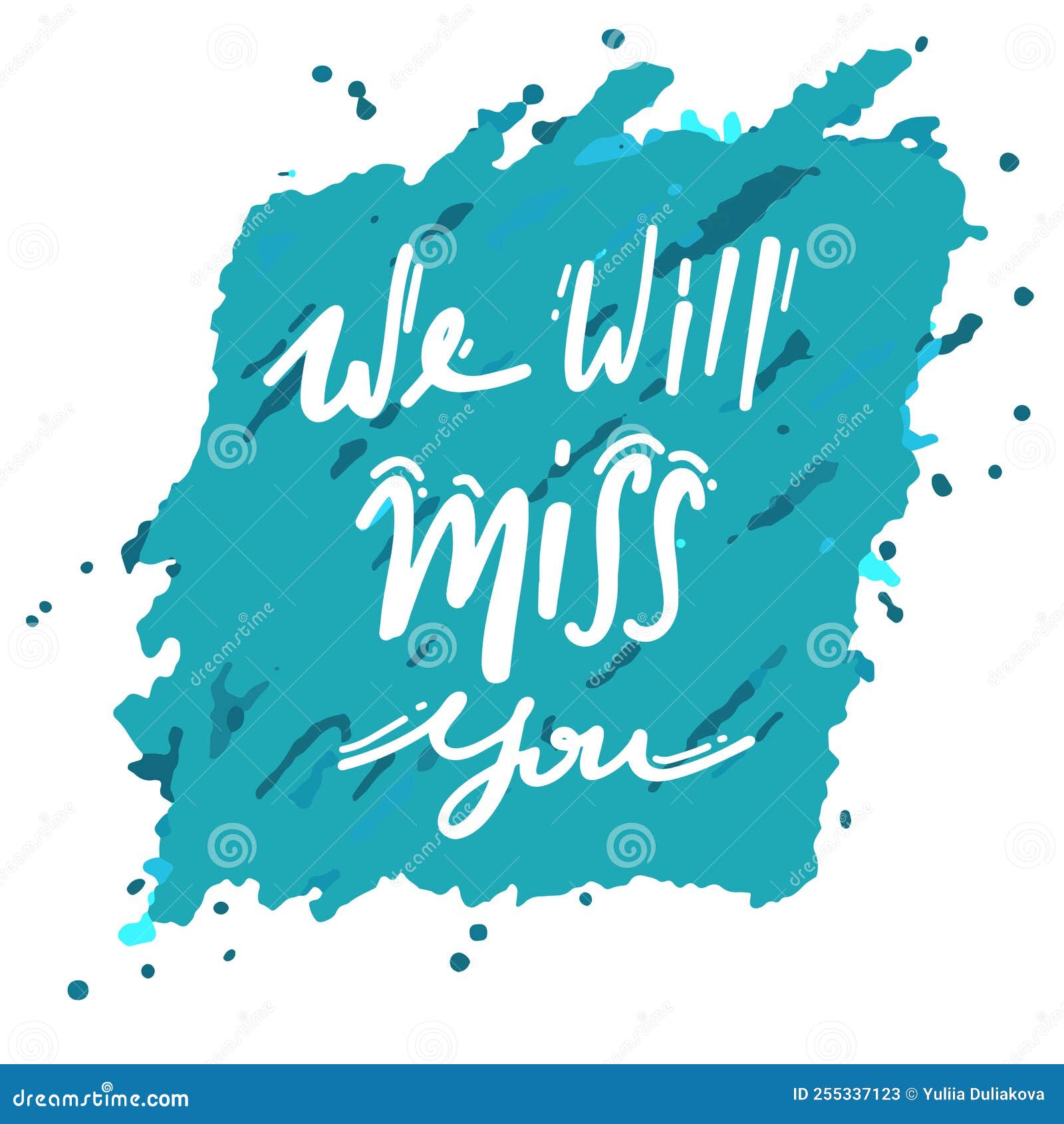 We Will Miss You Sign Isolated On Dark Background Vector Illustration ... We Will Miss You Sign Isolated On Dark Background Vector Illustration ...