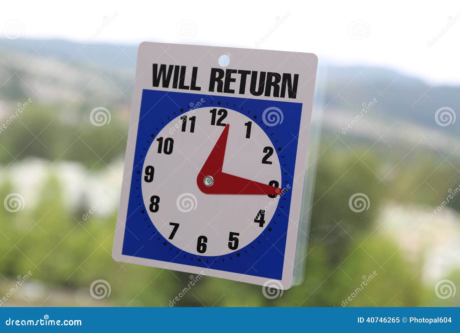 Will Return Sign Royalty-Free Stock Photo | CartoonDealer.com #19143