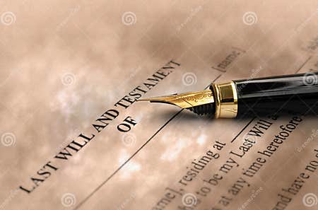 Will and testament stock photo. Image of insurance, widow - 14707462