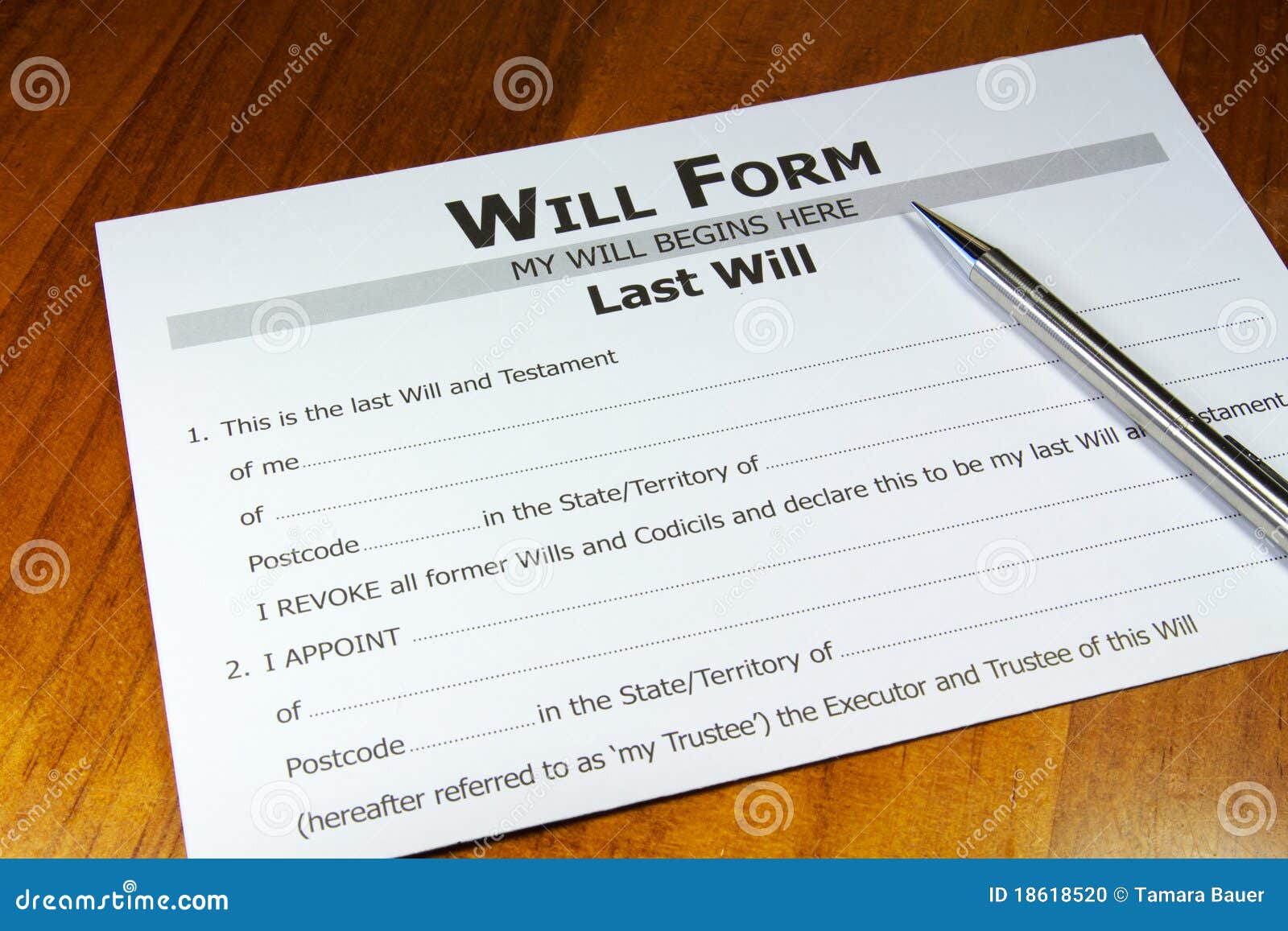 Will and Testament stock photo. Image of concepts, testament - 18618520