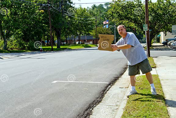 Will Work for Gas stock image. Image of crisis, help, panhandling - 6384721