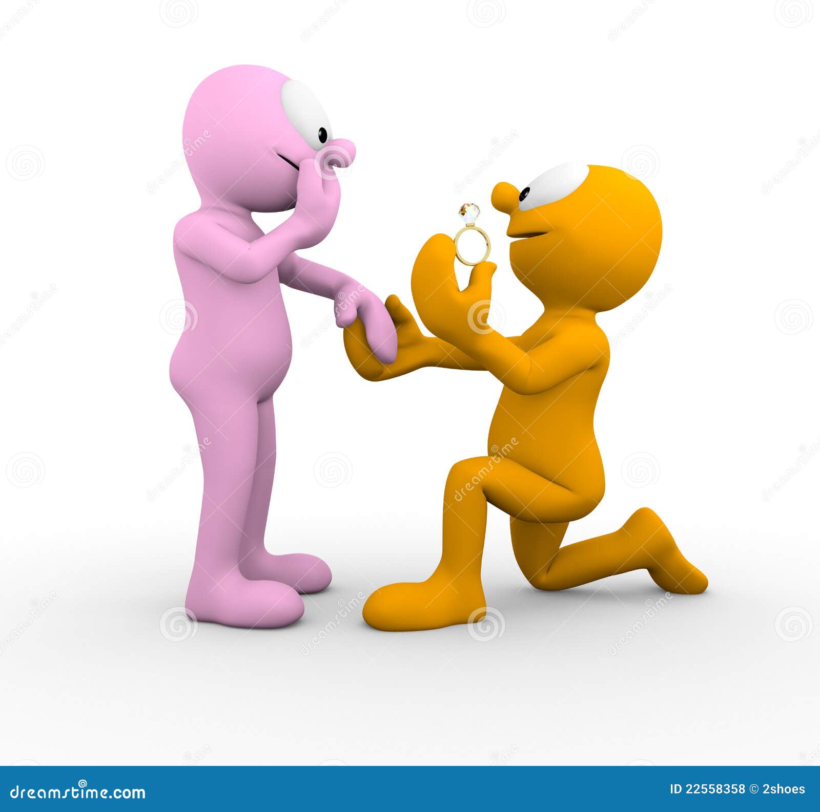 Will you marry me stock illustration. Illustration of cartoon - 22558358