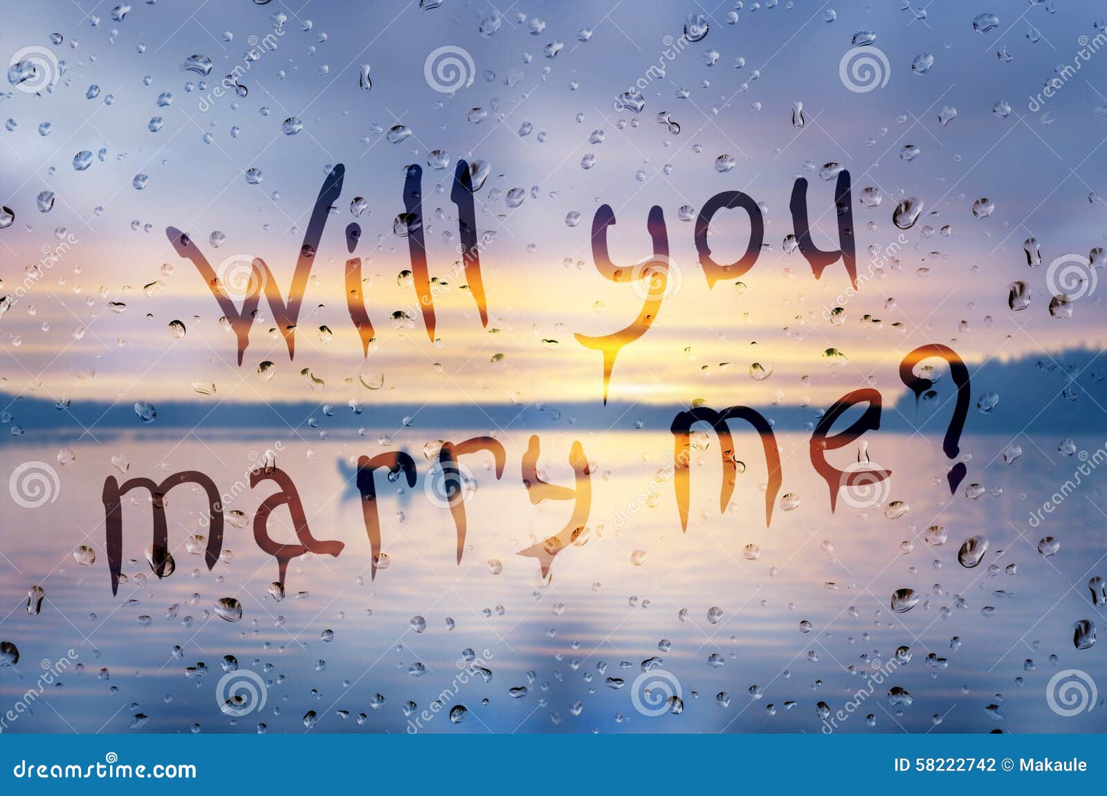 Will you marry me? stock photo. Image of proposal, shiny - 58222742