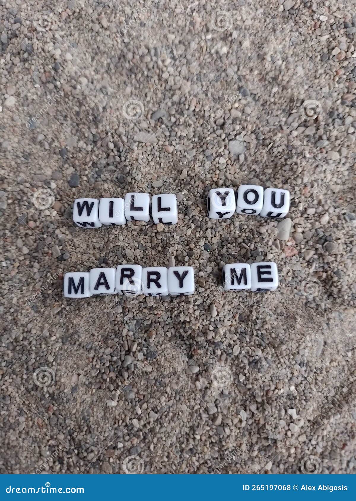 Will You Marry Me Words Written on Sand at the Beach Stock Photo ...