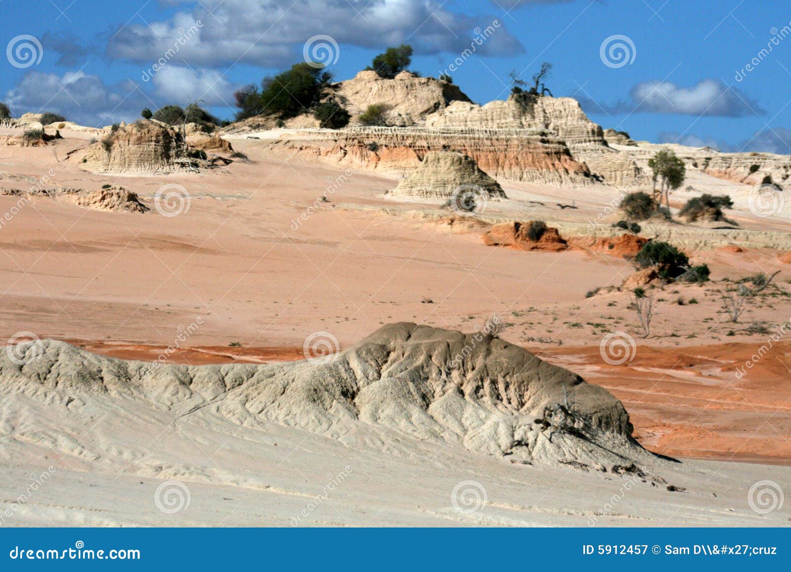 Willandra Lakes National Park, Australia Stock Image - Image of waste ...