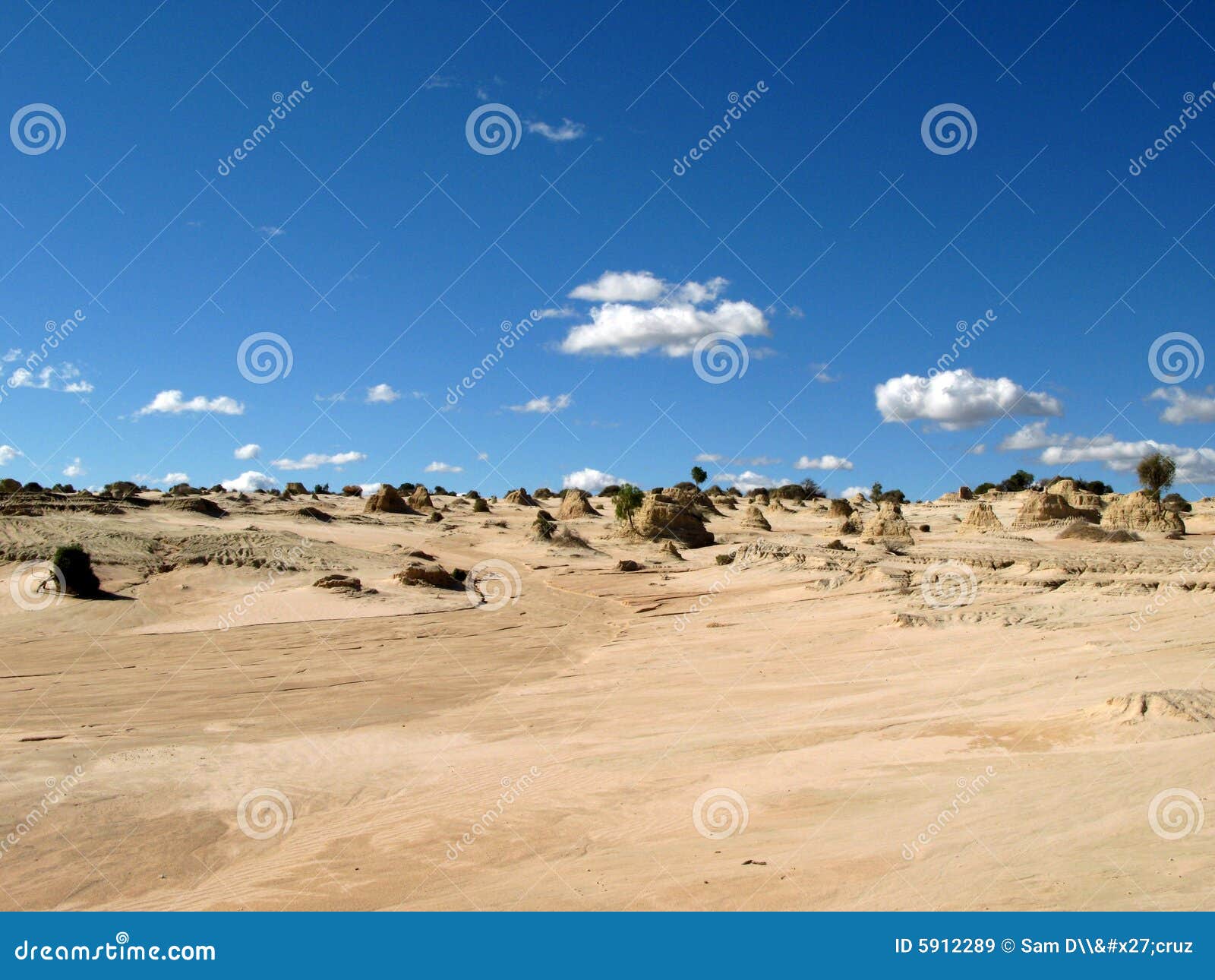 Willandra Lakes National Park, UNESCO, Australia Stock Image - Image of ...
