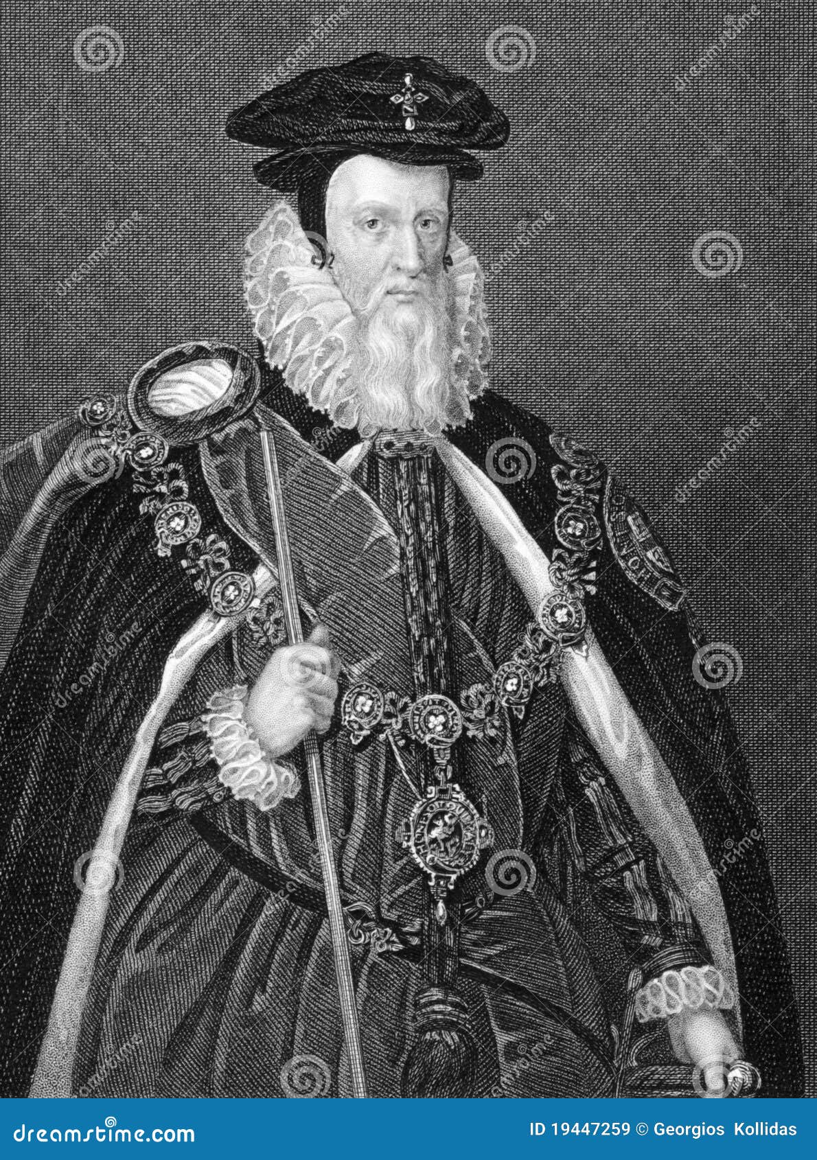 William Cecil editorial stock image. Illustration of british - 19447259