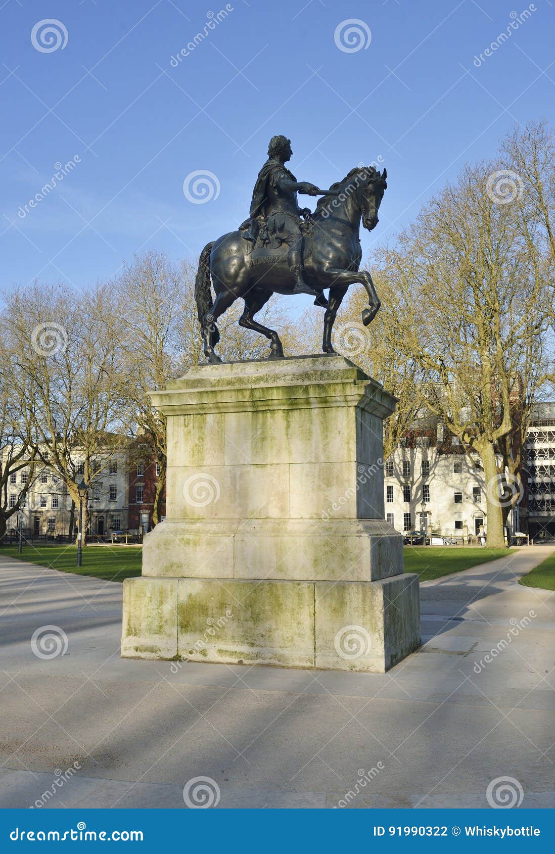 William III statue stock photo. Image of high, queens - 91990322