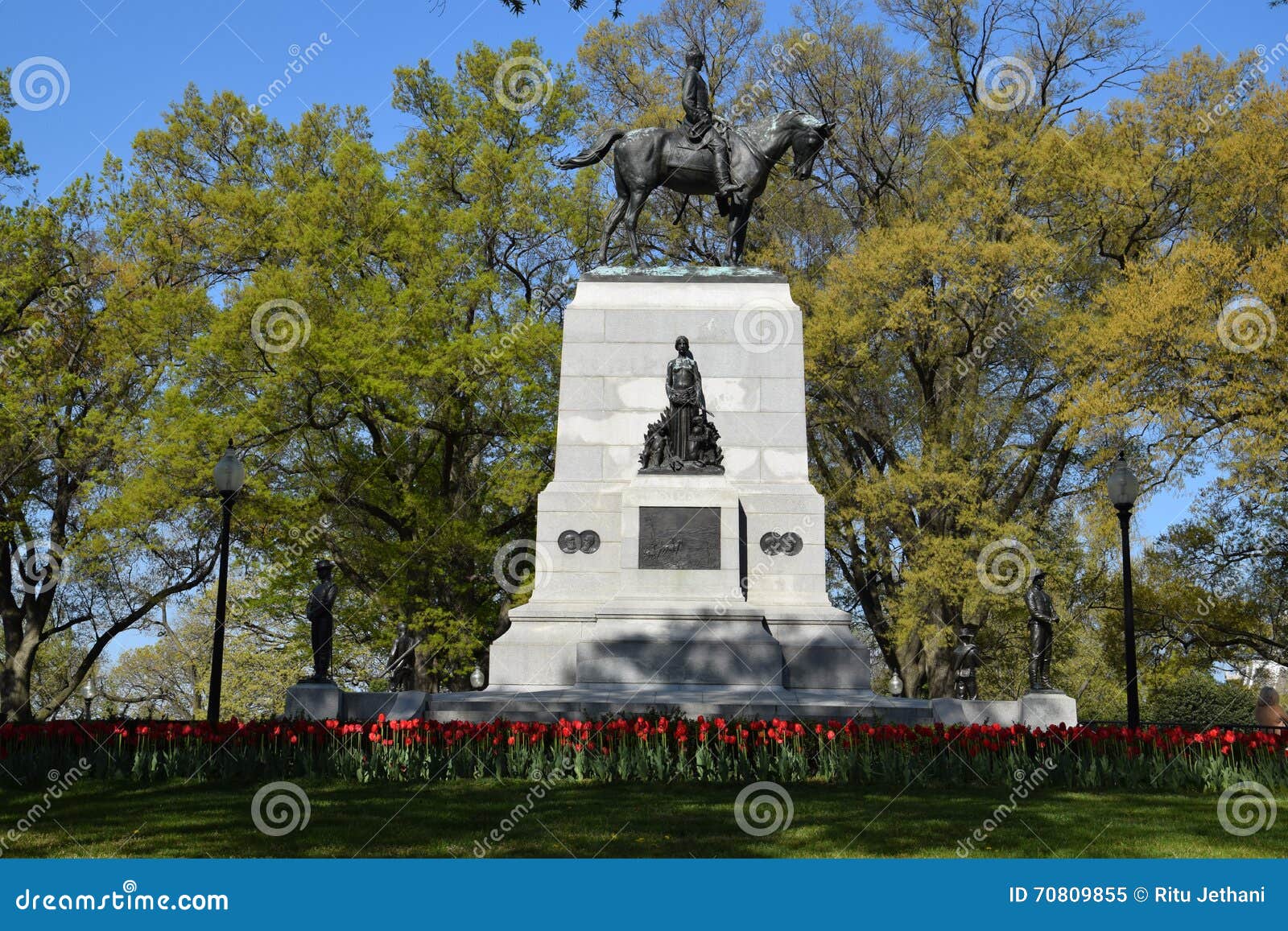 William Tecumseh Sherman Monument in Washington, DC Editorial Image ...
