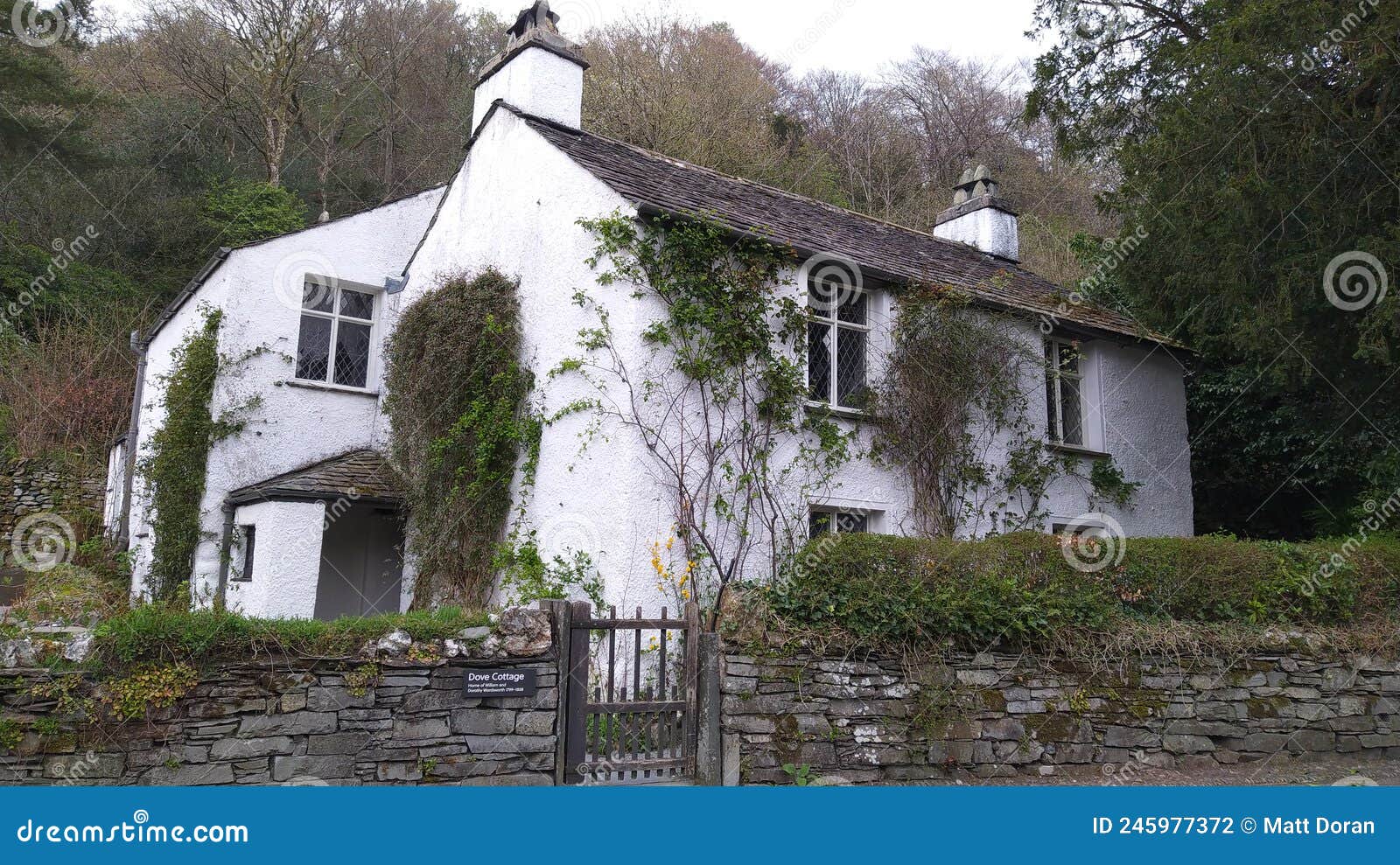 William Wordsworth S Home at Dove Cottage Stock Photo - Image of ...