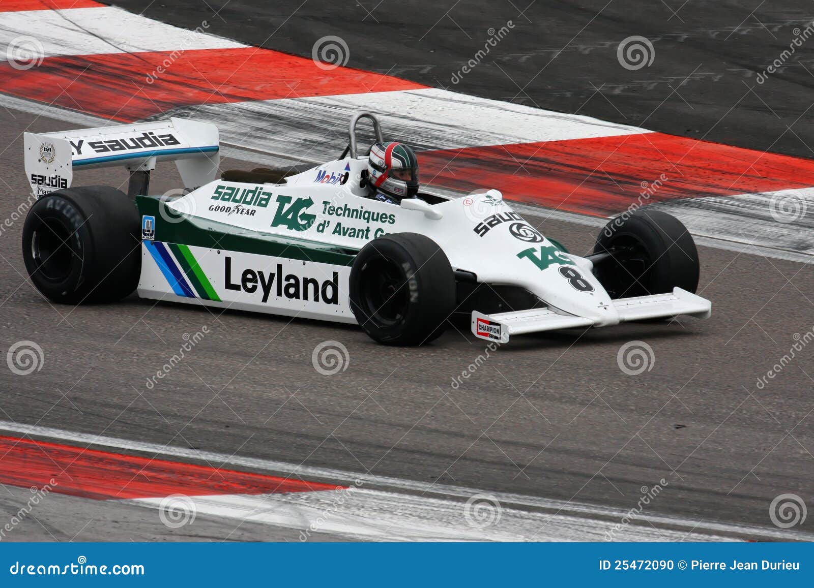 Williams F1 (Alan Jones) redactionele afbeelding. Image of ...