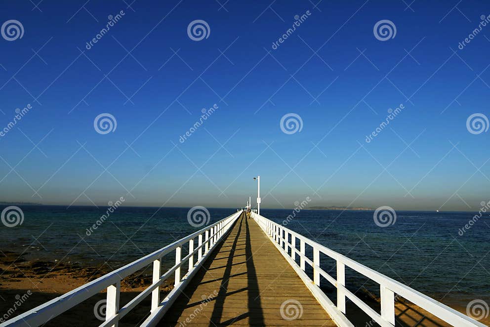 Williamstown Jetty stock image. Image of boat, success - 144587