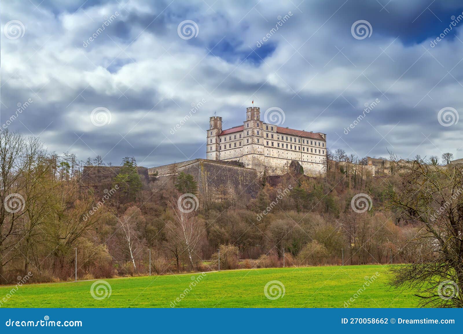 Willibaldsburg Castle, Eichstatt, Germany Stock Photo - Image of ...