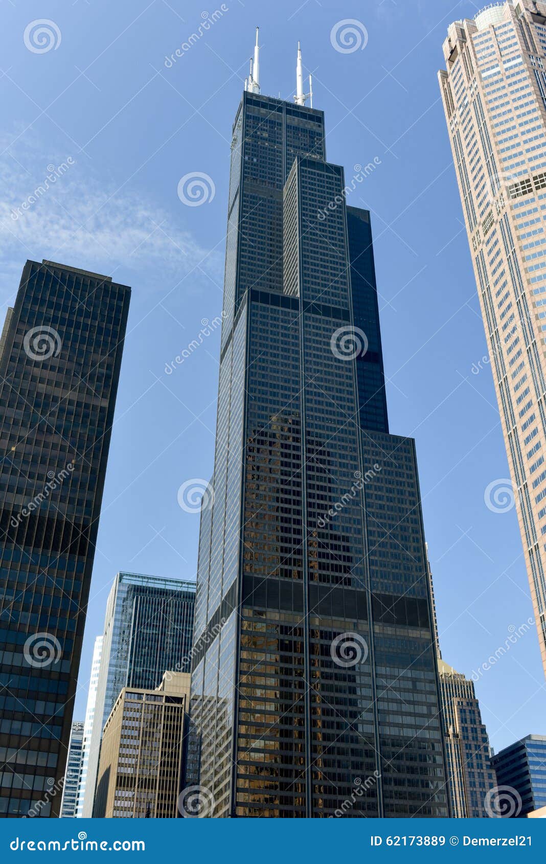 Willis Tower - Chicago image stock éditorial. Image du noir - 62173889
