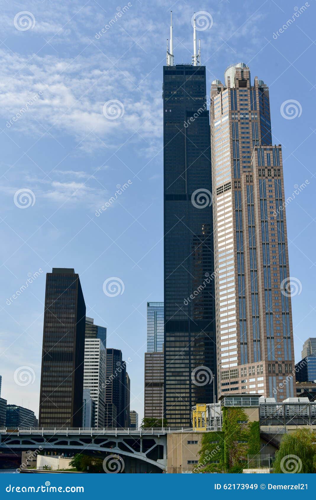 Willis Tower - Chicago imagen de archivo editorial. Imagen de ...