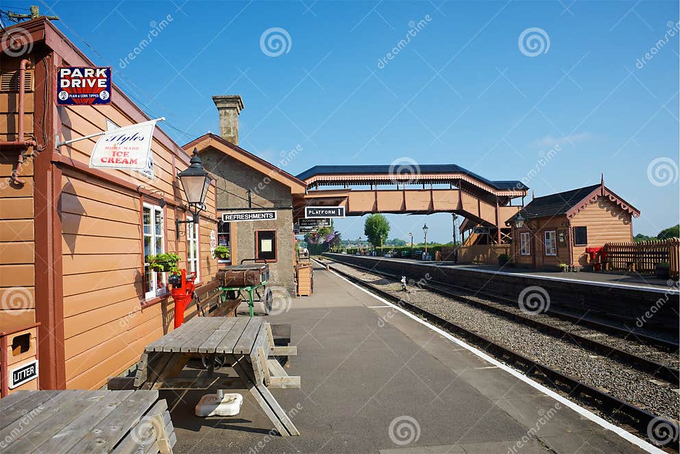 Williton Station North Devon UK Editorial Photo - Image of devon, line ...