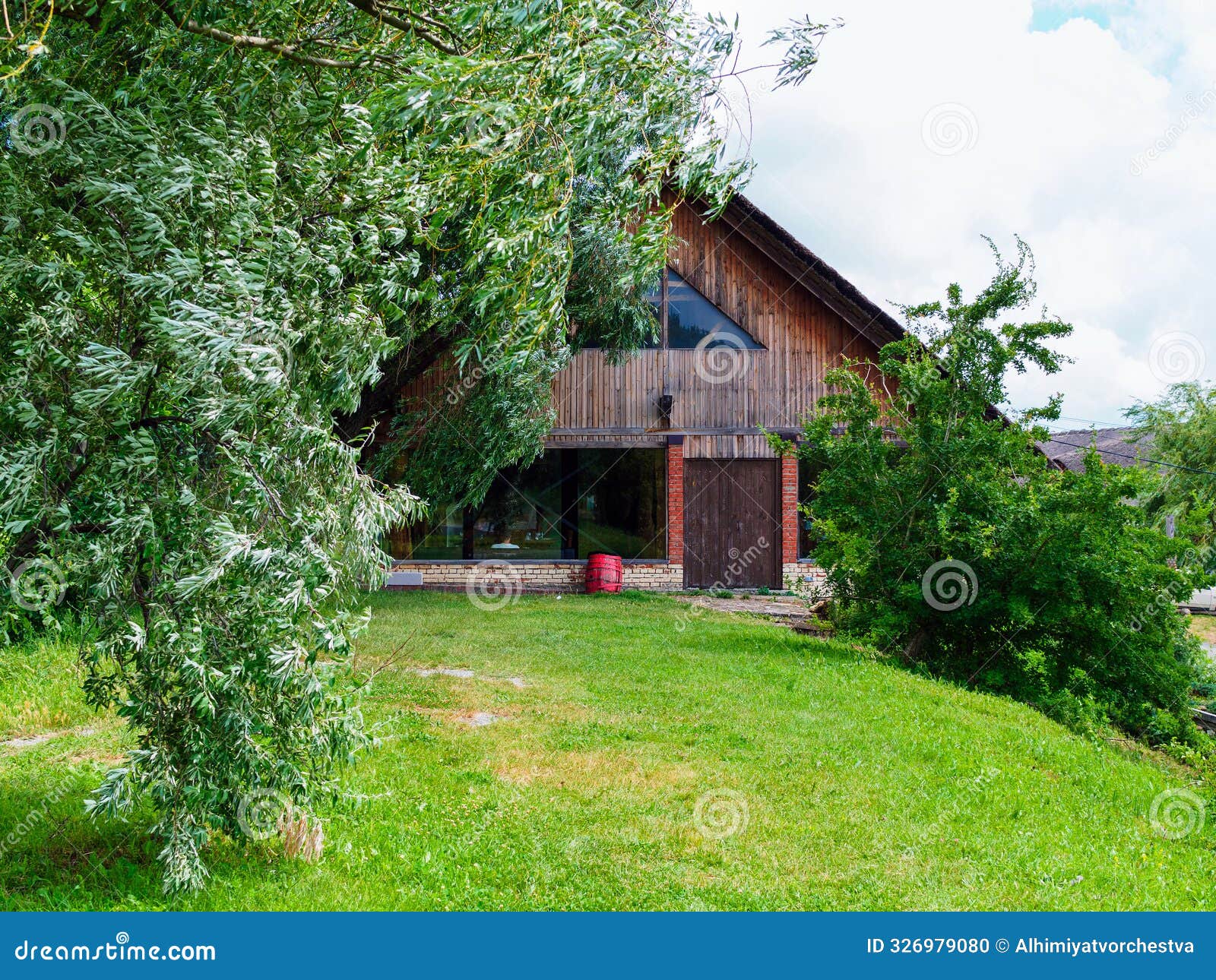 The Barnhouse Style Restaurant Stock Photo - Image of city, outdoor ...