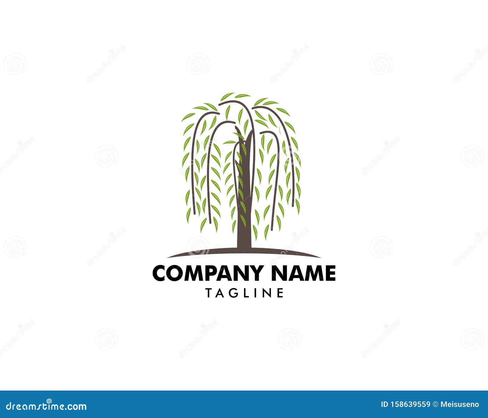 Willow Tree Symbol Logo Vector Stock Vector - Illustration of abstract ...